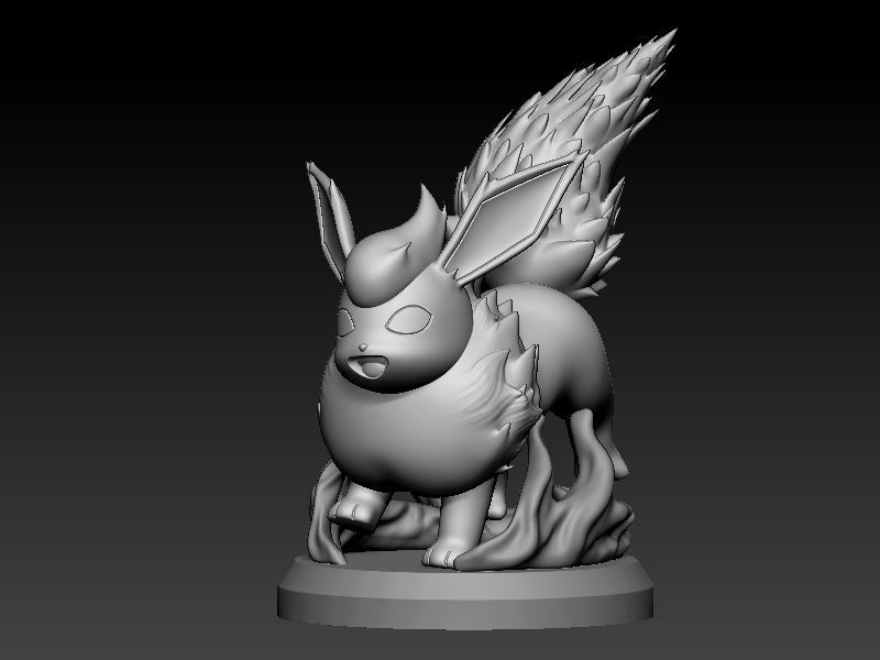 Pokemon flareon 3D model 3D printable | CGTrader
