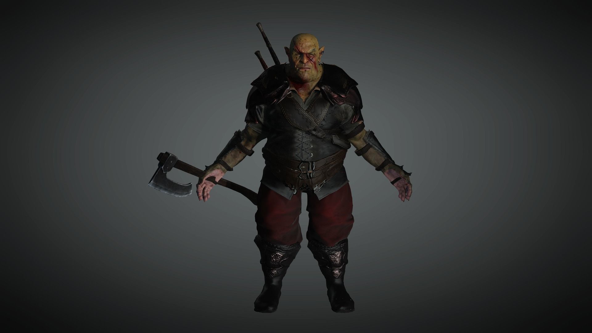 3D model AAA Fantasy Male Character 27 VR / AR / low-poly | CGTrader