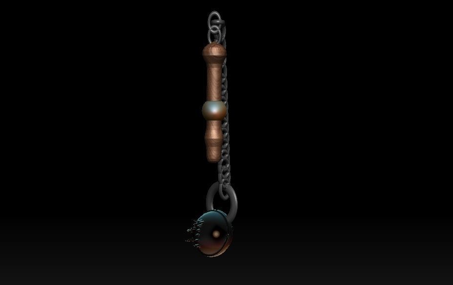stylized fantasy flail 3D model | CGTrader