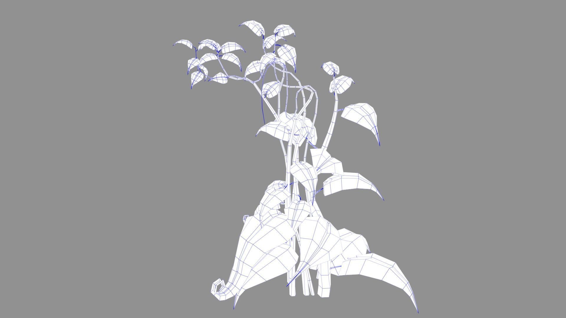 BushA plant 3D model | CGTrader