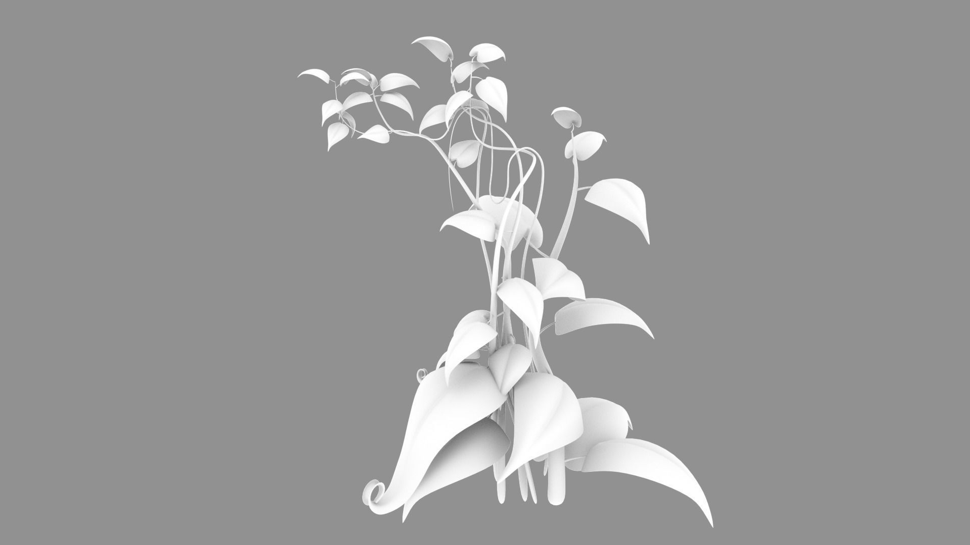 BushA plant 3D model | CGTrader
