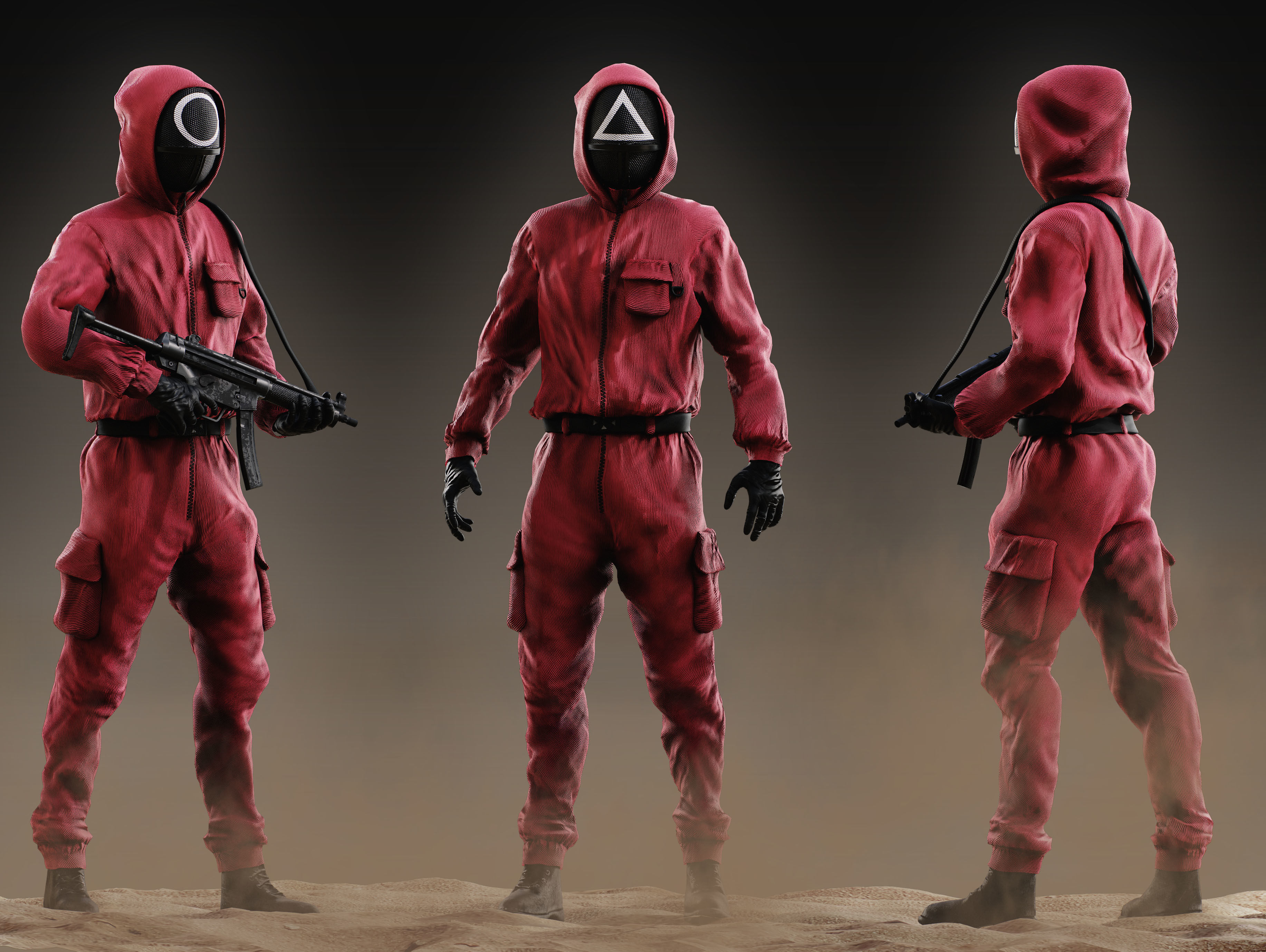 3D Model Collection Squid Game pack VR / AR / low-poly | CGTrader