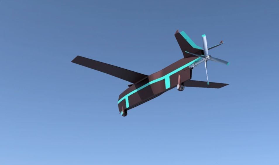 UAV drone 1 3D model | CGTrader