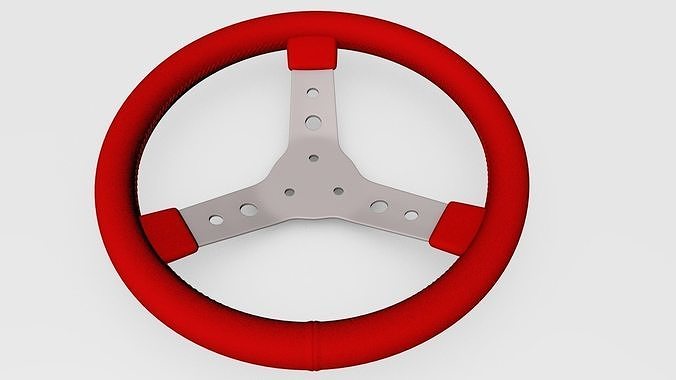 Realistic 3D model racing steering wheel for sport car 3D model | CGTrader