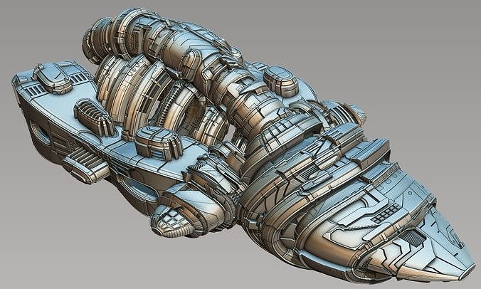 space equipment node 00103 3D model | CGTrader