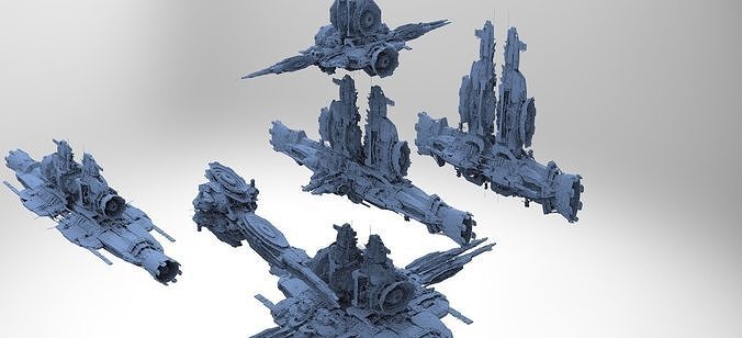 Sci-Fi Droid Base Collection 9 3D model | CGTrader