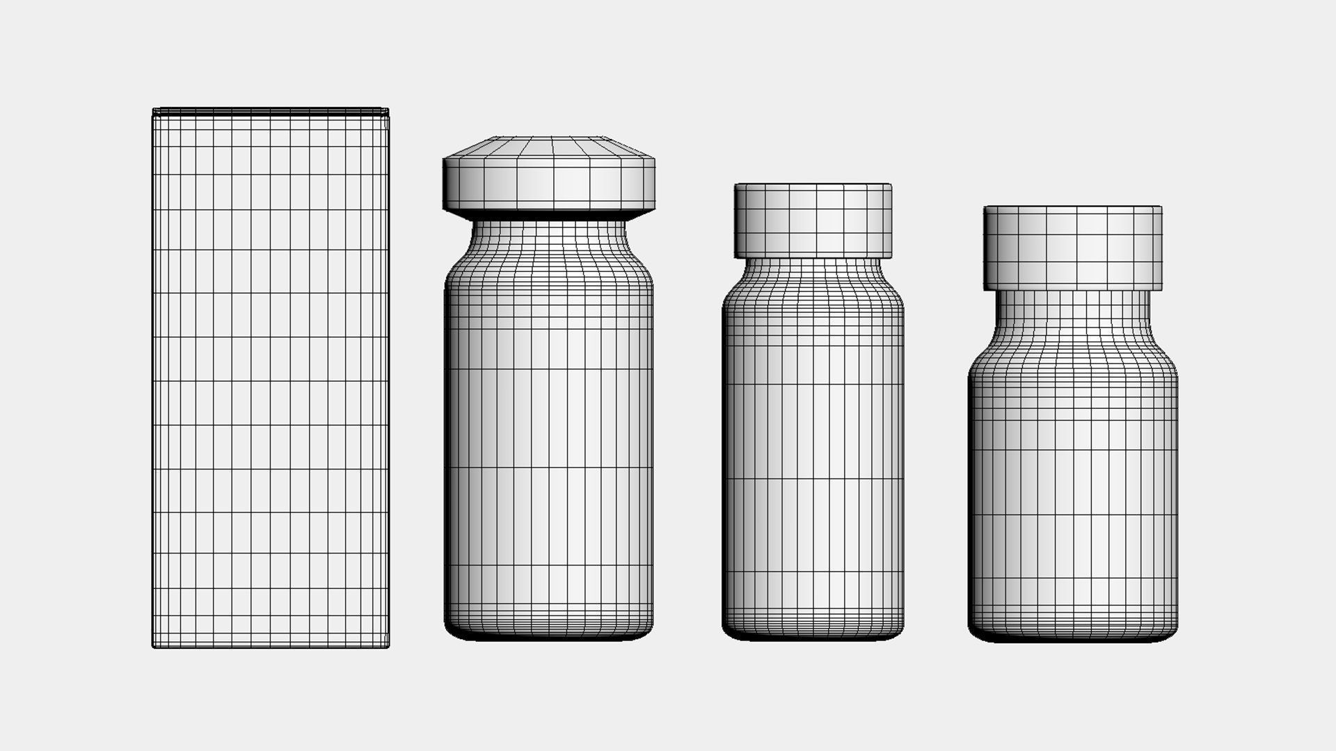 Medicine ampoules vial bottle 3D model 3D model | CGTrader