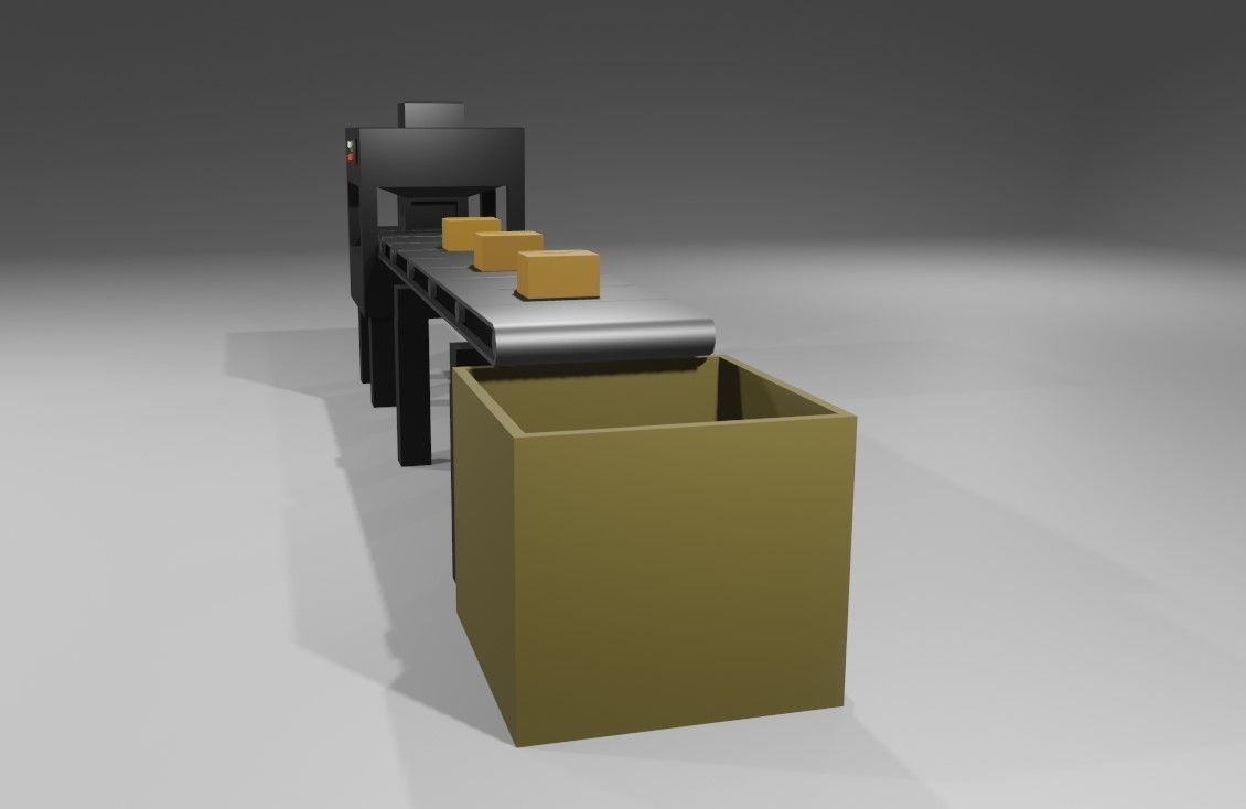 3D model Machine Industrial - Line - Maquina VR / AR / low-poly | CGTrader