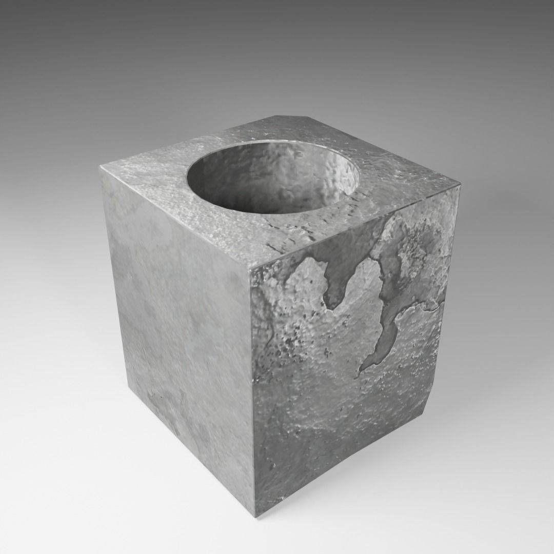 3D model Nuclear Reactor Graphite Block VR / AR / low-poly | CGTrader