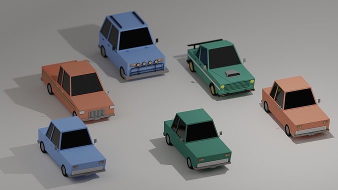 Car pack 3D model | CGTrader