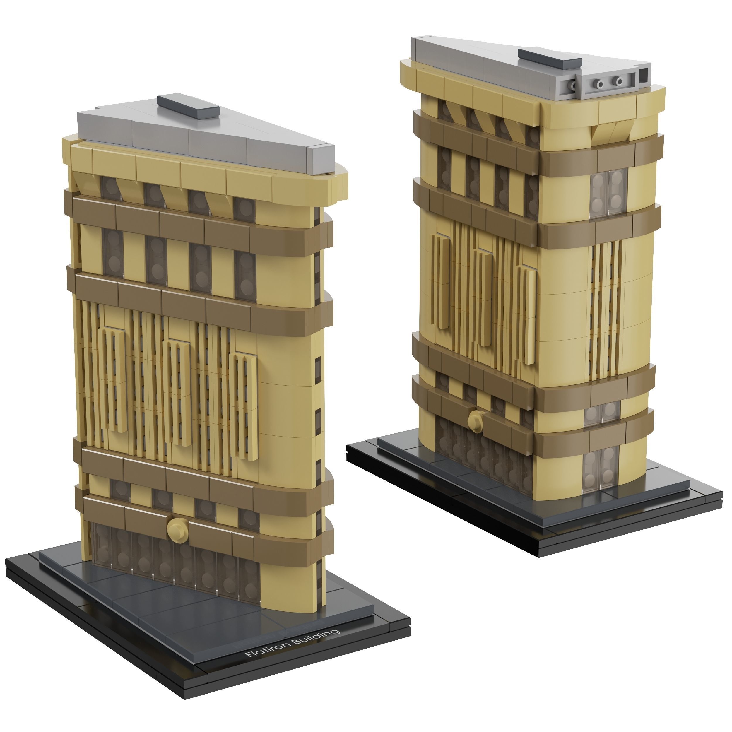 Lego Architecture - 21023 Flatiron Building 3D model | CGTrader