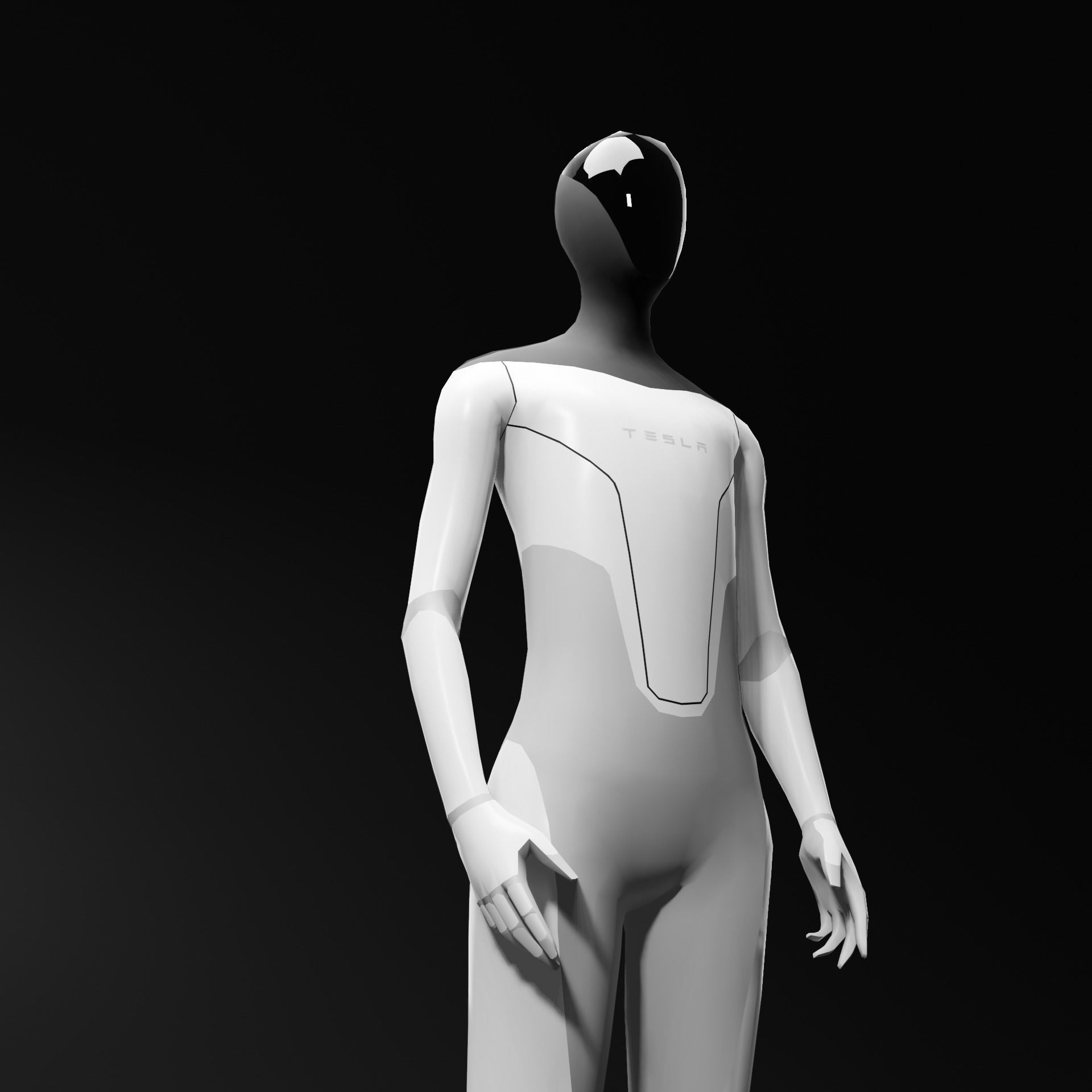 3D model Tesla Bot Low Poly VR / AR / low-poly | CGTrader