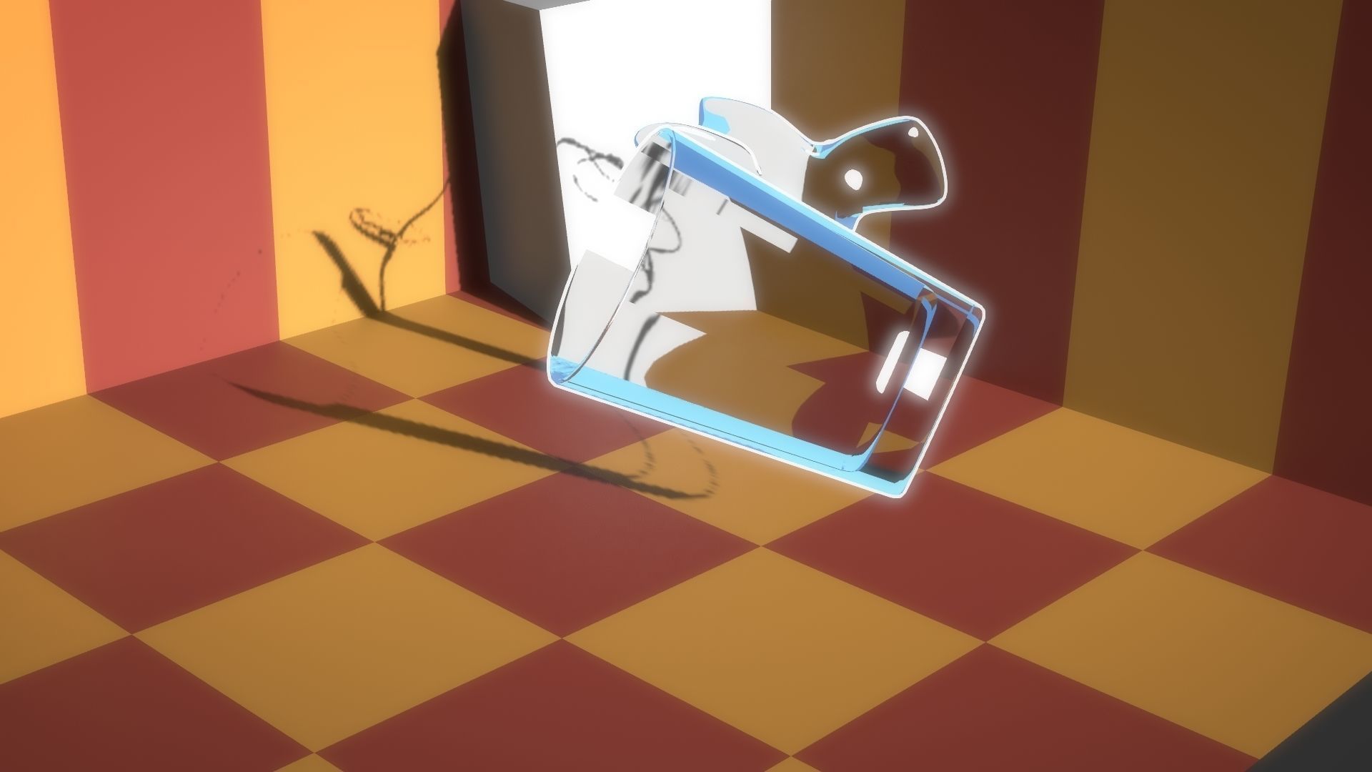 For Anime In Blender - Simple Glass Shader free 3D model animated ...