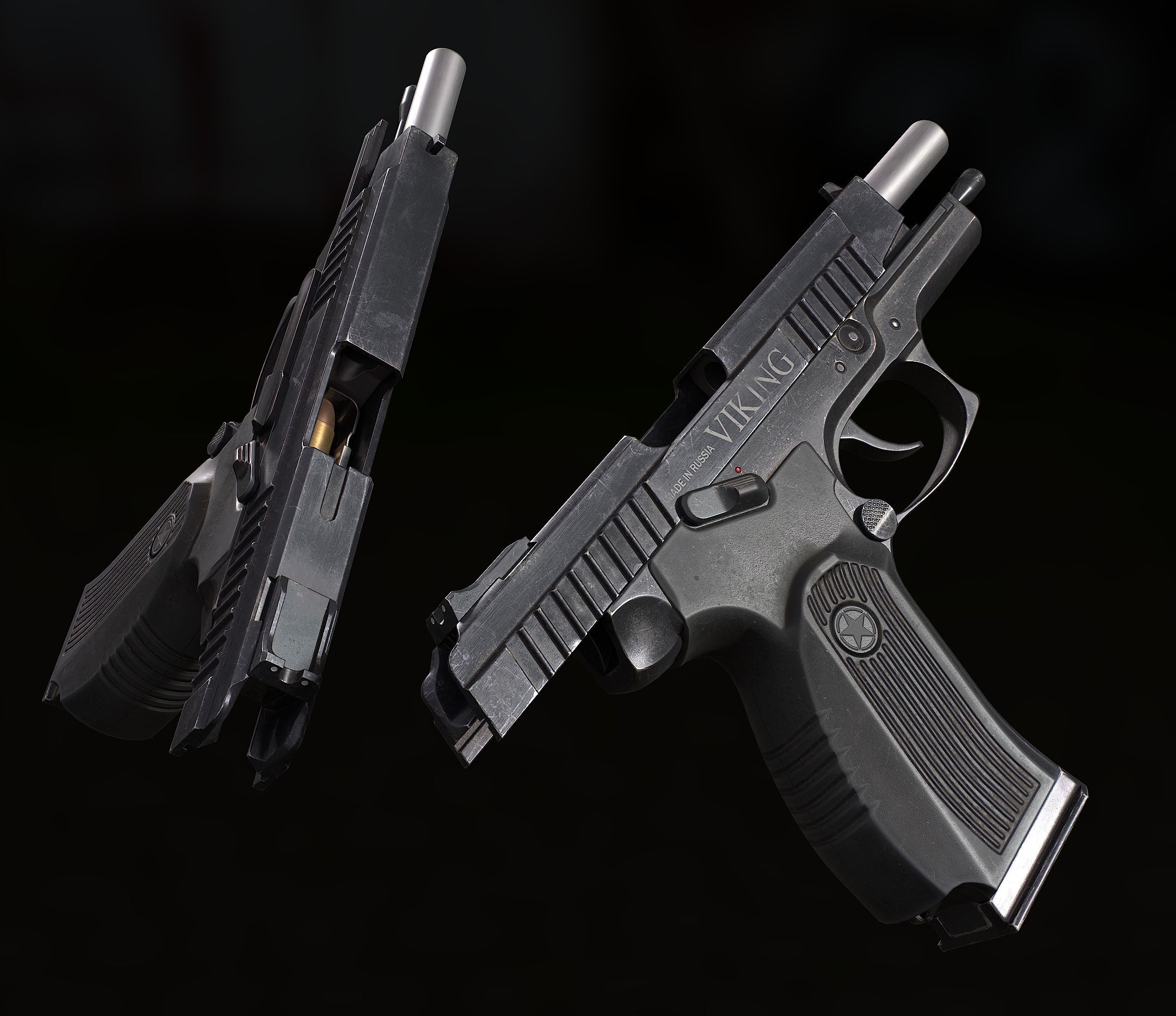 MP-445 Viking free VR / AR / low-poly 3D model | CGTrader