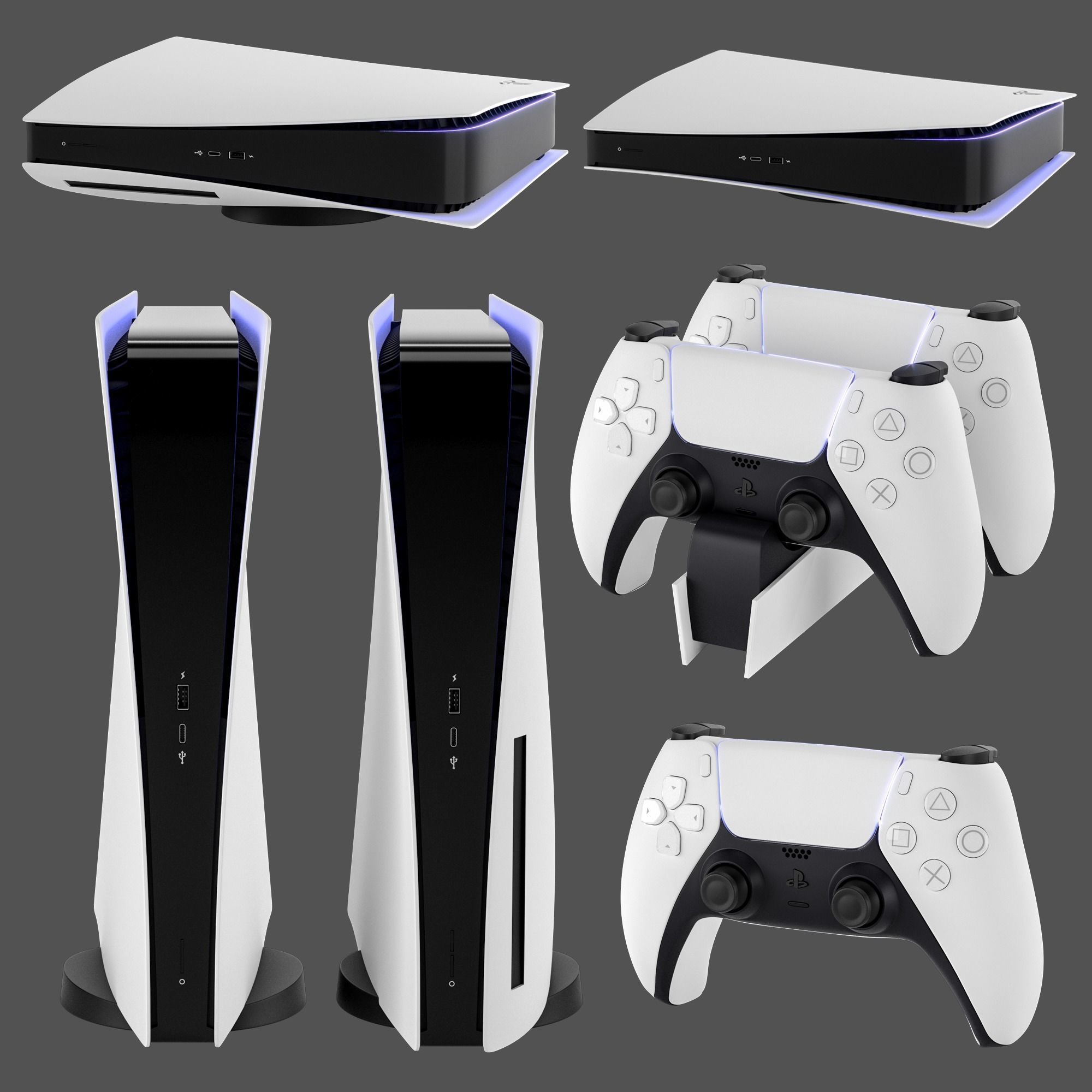 PS5 game console Sony PlayStation 5 3D model | CGTrader