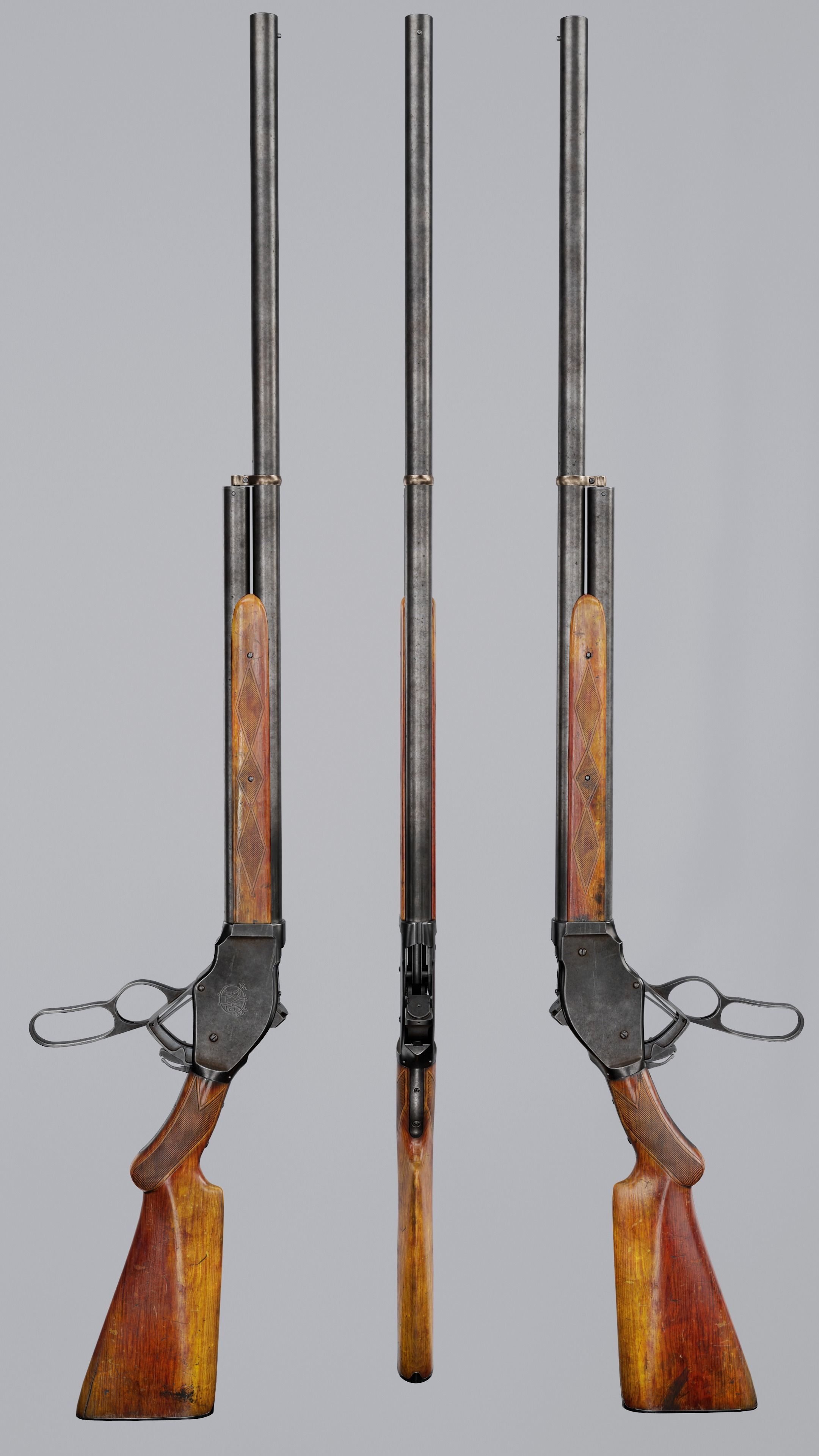 3D model Winchester 1887 VR / AR / low-poly | CGTrader