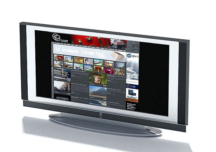 Television Flat Screen 3D model | CGTrader