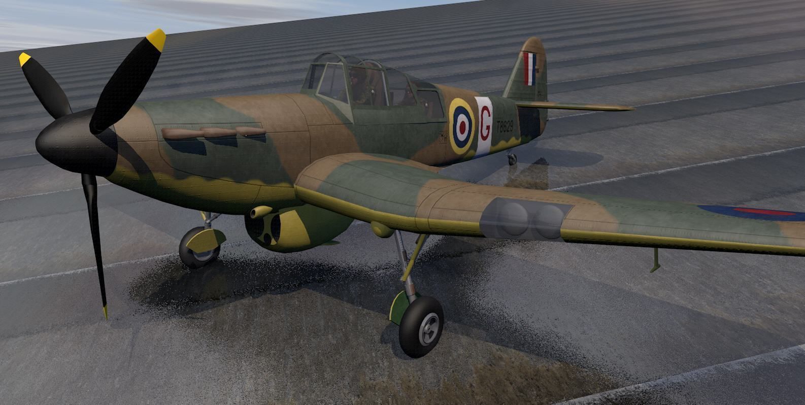 Miles M-9a Master Mk-1 3D model | CGTrader