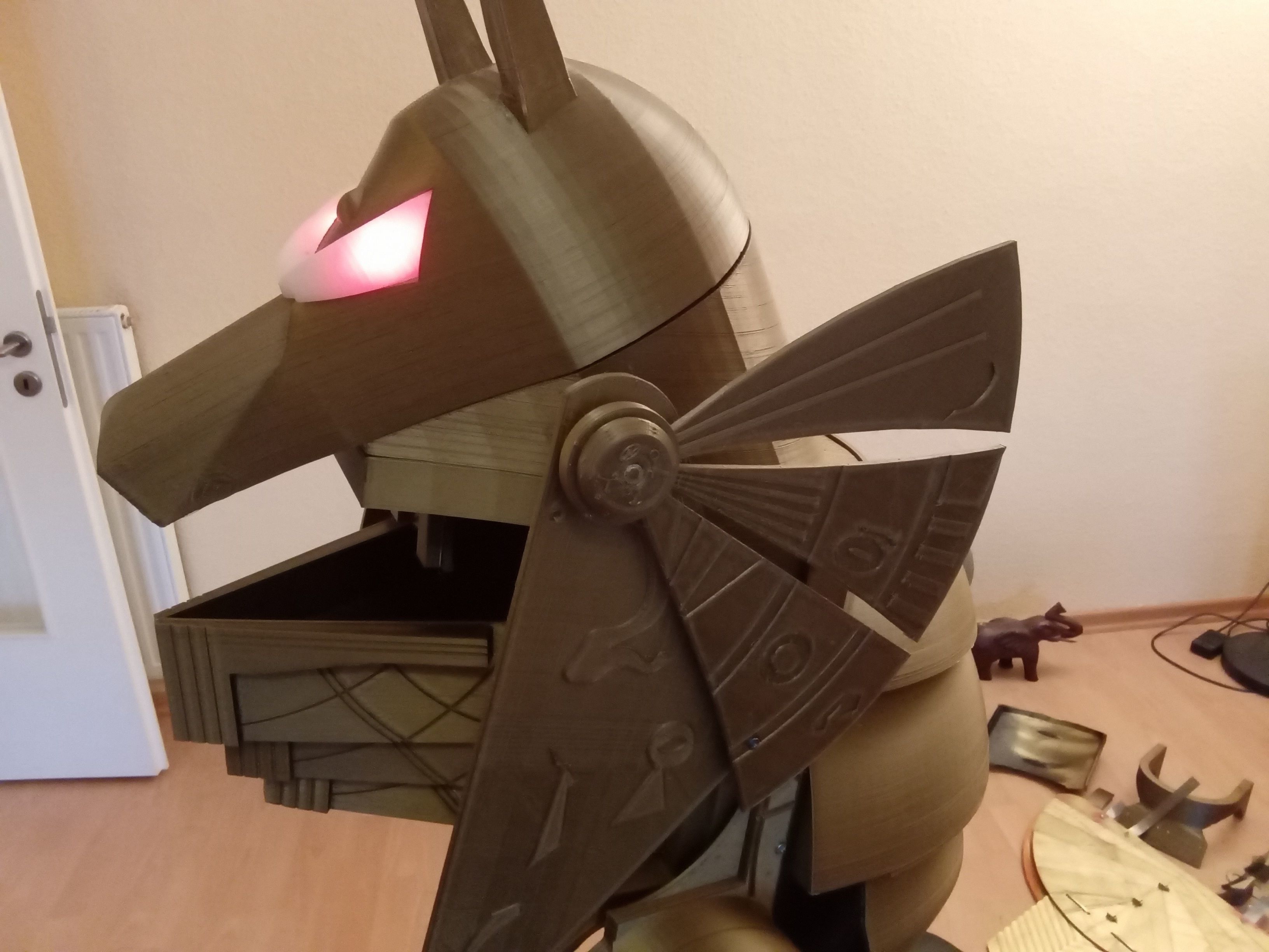 Stargate jaffa anubis helmet 3D model 3D printable | CGTrader