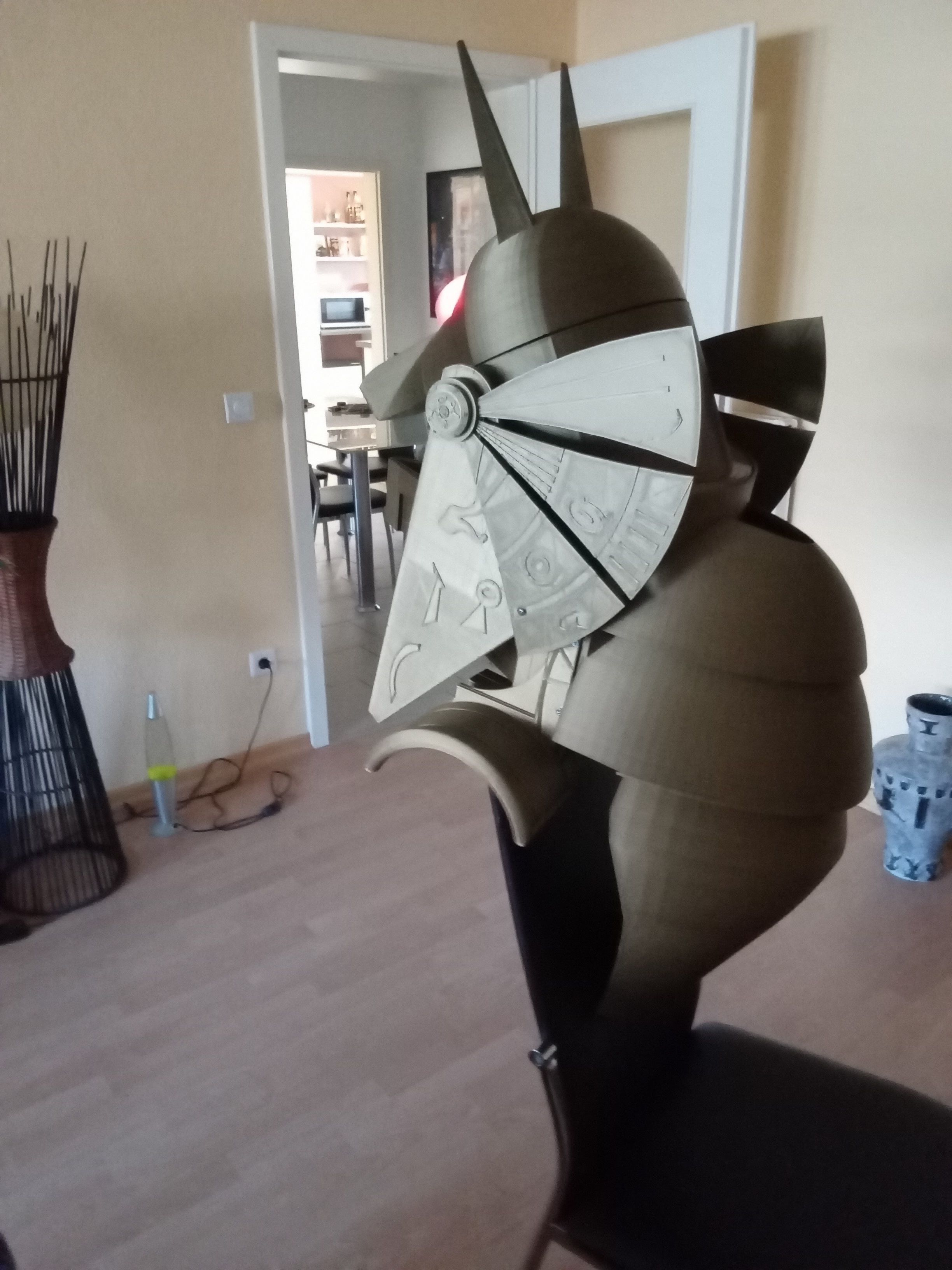 Stargate jaffa anubis helmet 3D model 3D printable | CGTrader