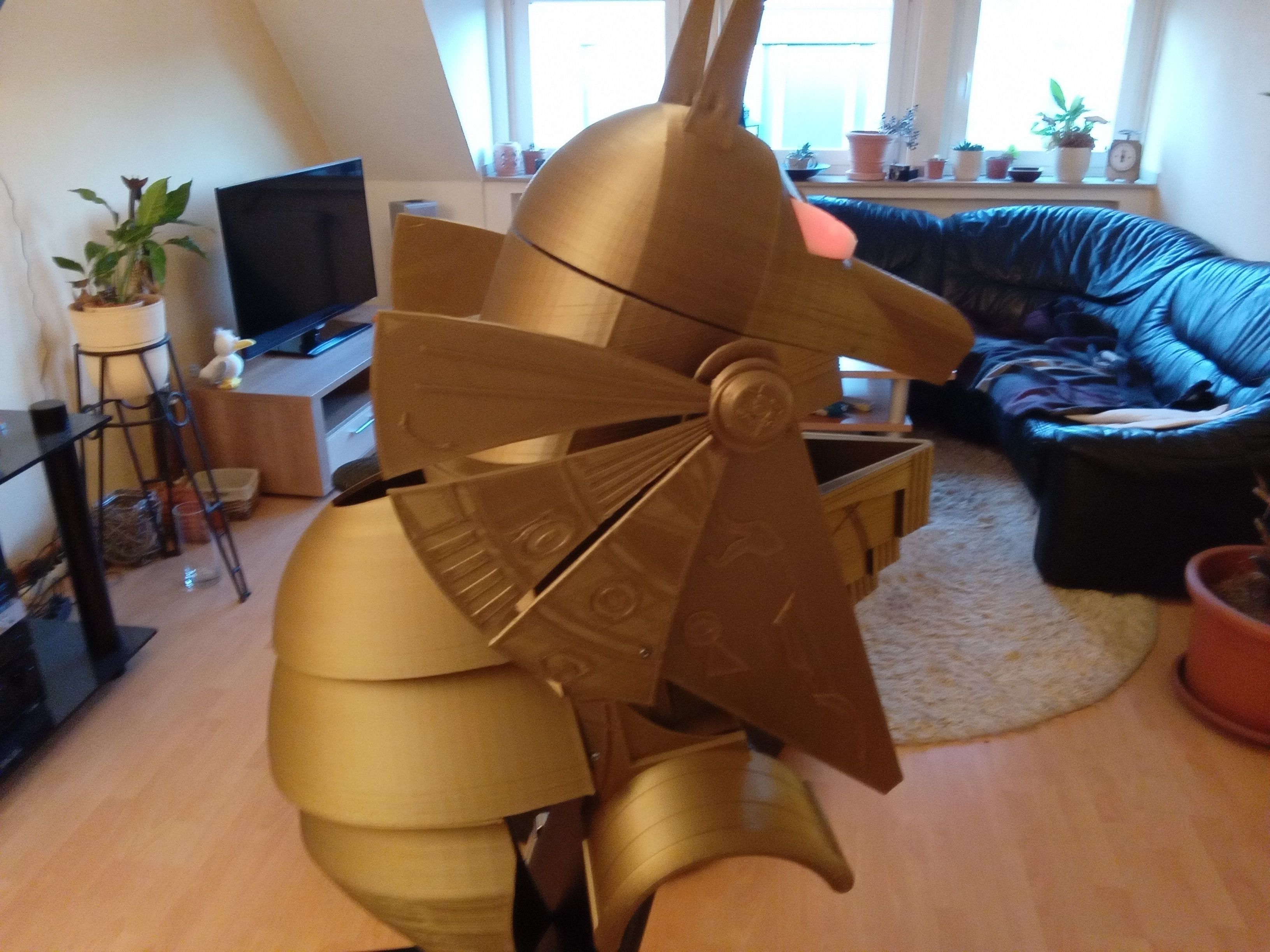 Stargate jaffa anubis helmet 3D model 3D printable | CGTrader