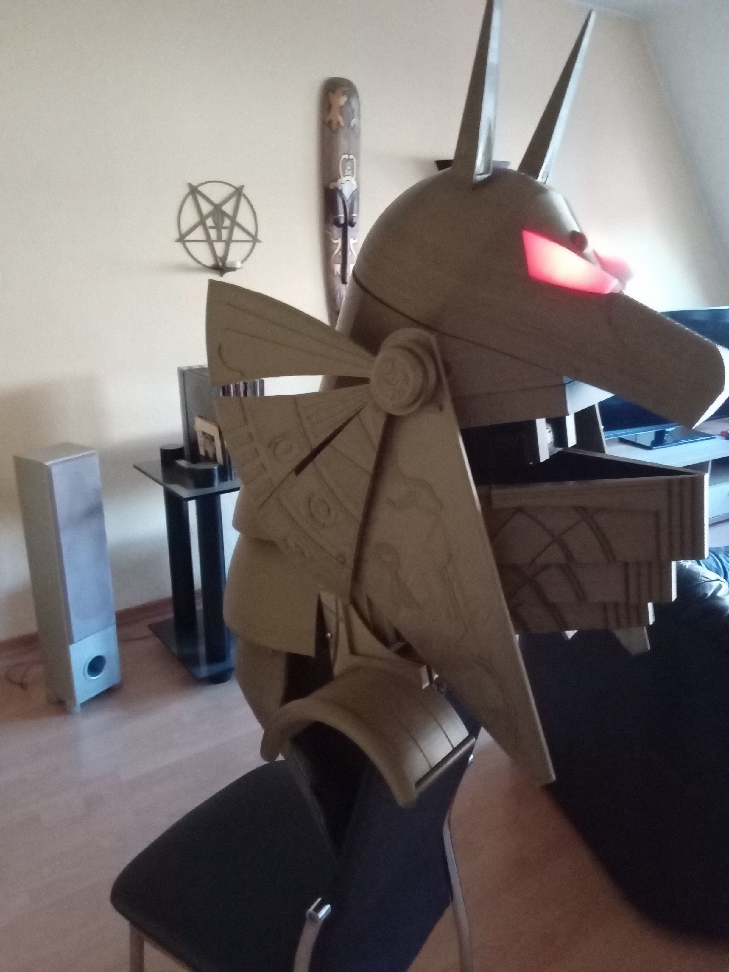 Stargate jaffa anubis helmet 3D model 3D printable | CGTrader