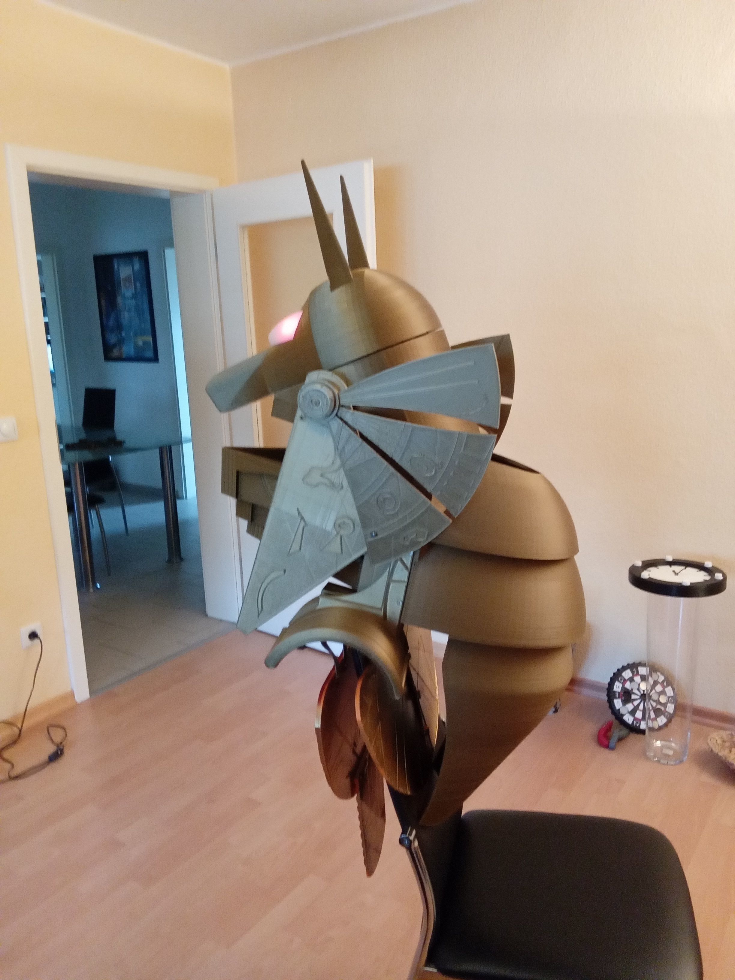 Stargate jaffa anubis helmet 3D model 3D printable | CGTrader