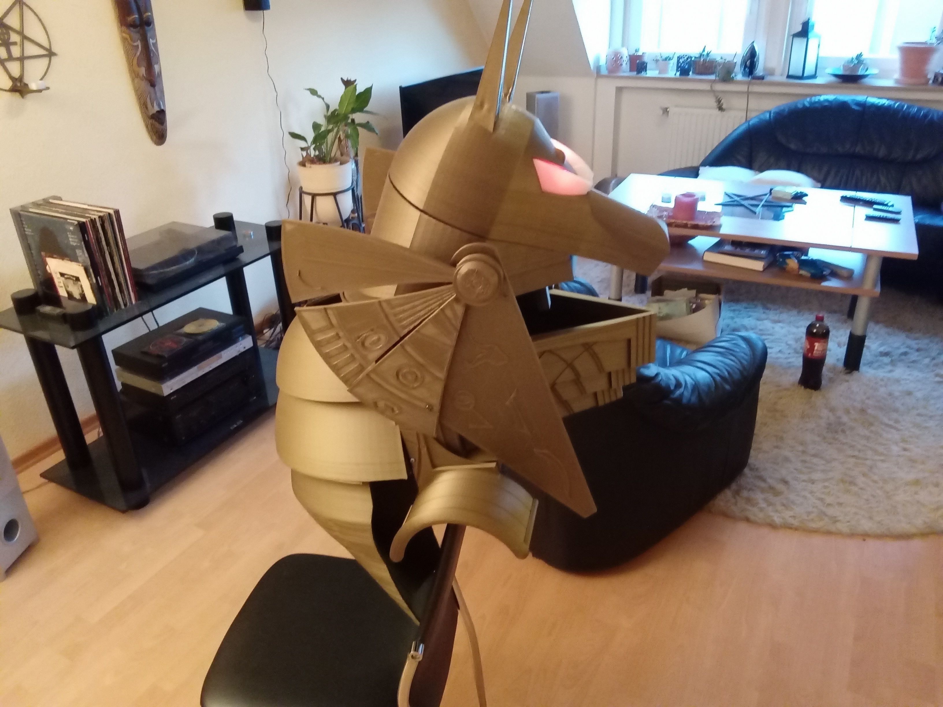 Stargate jaffa anubis helmet 3D model 3D printable | CGTrader