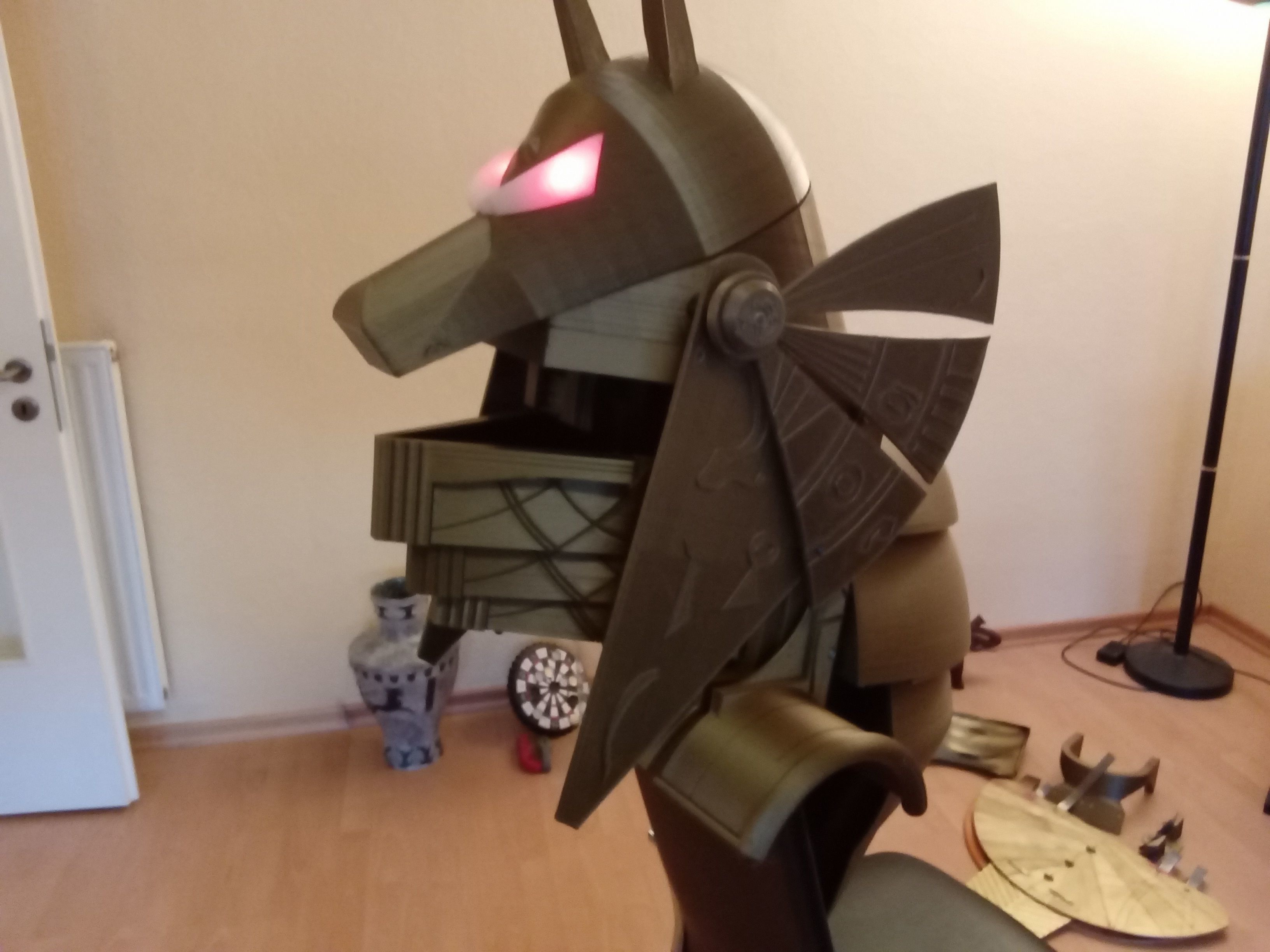 Stargate jaffa anubis helmet 3D model 3D printable | CGTrader