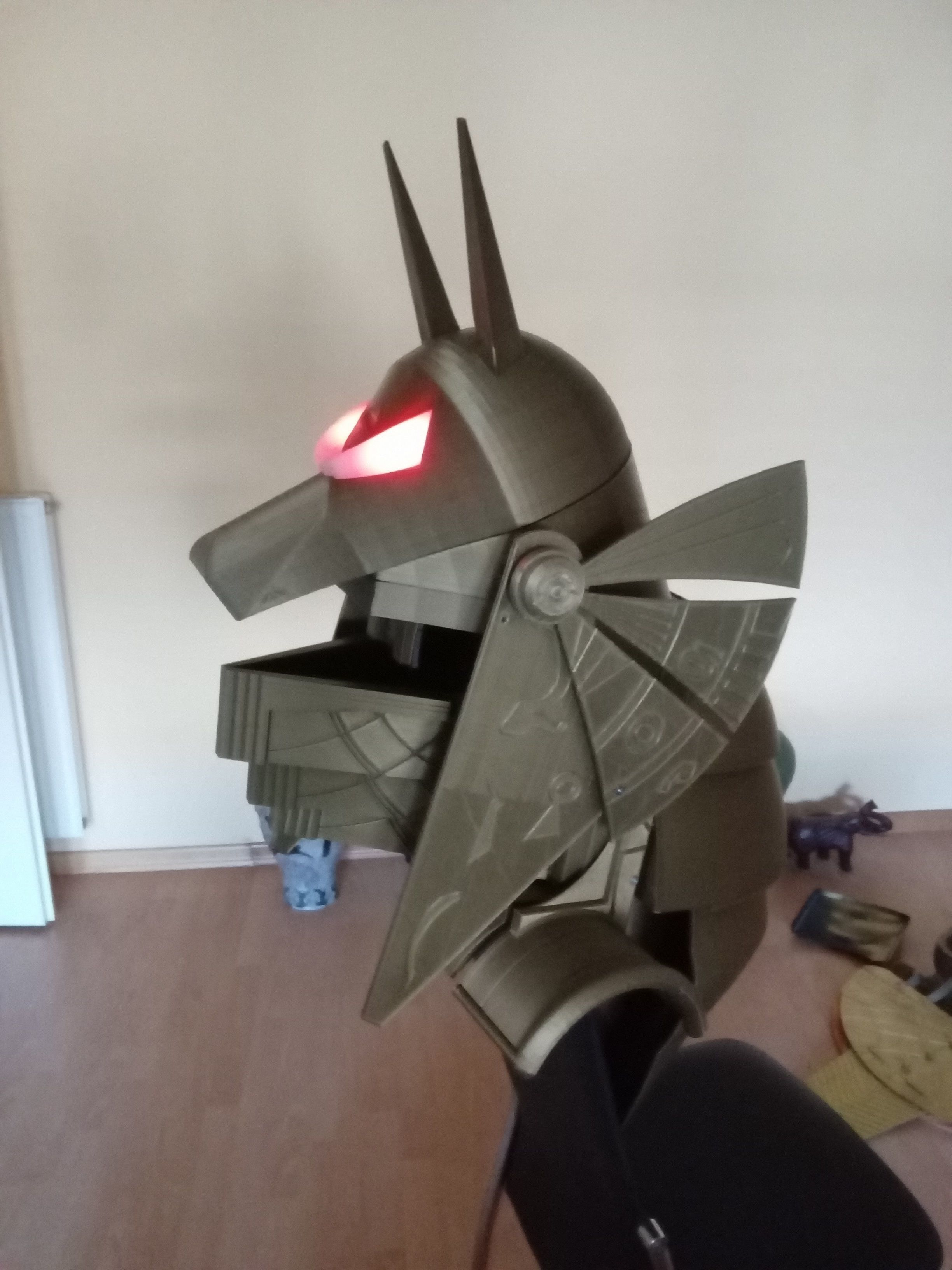 Stargate jaffa anubis helmet 3D model 3D printable | CGTrader