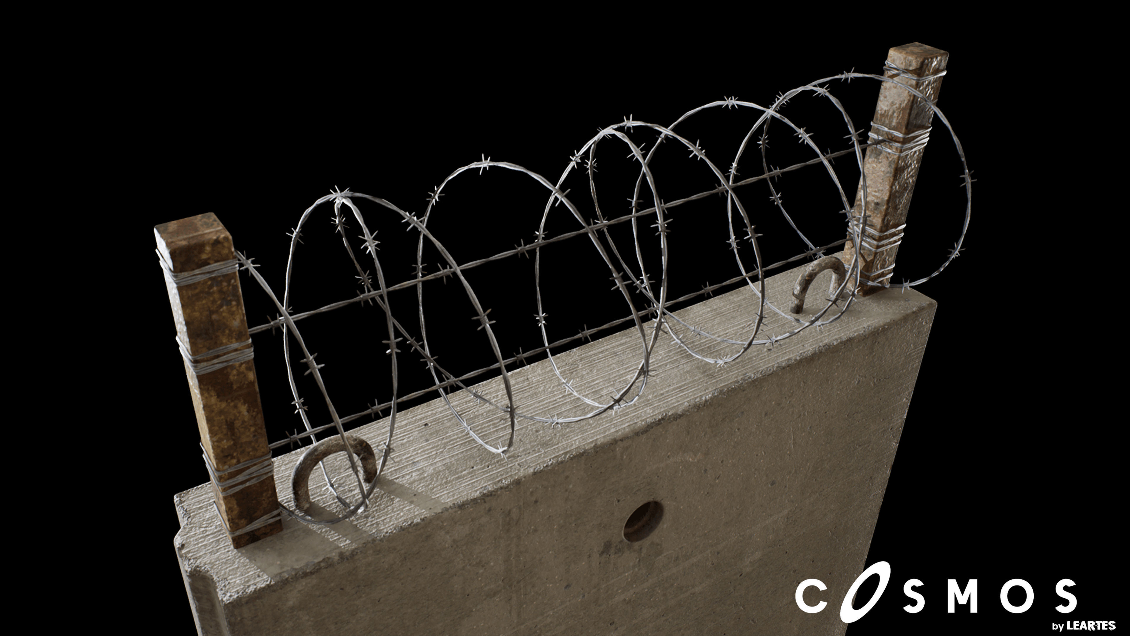 3D model Military Module Single Wall - 01 VR / AR / low-poly | CGTrader