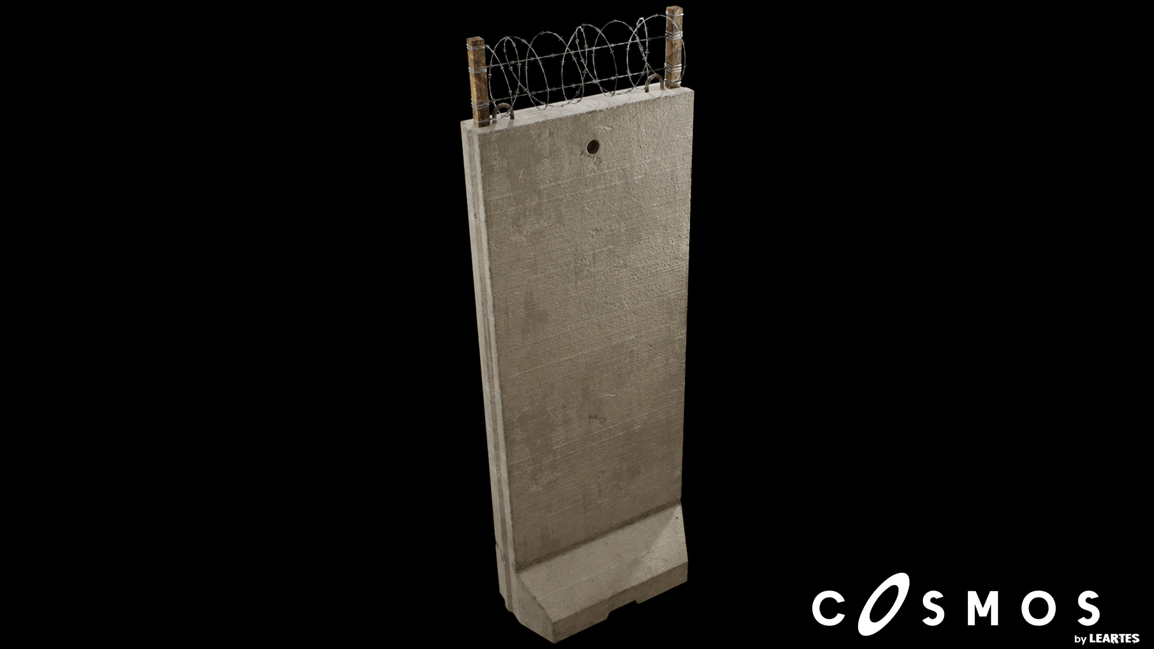 3D model Military Module Single Wall - 01 VR / AR / low-poly | CGTrader
