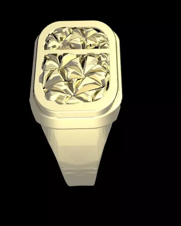pyramid ring 18mm 3D model 3D printable | CGTrader