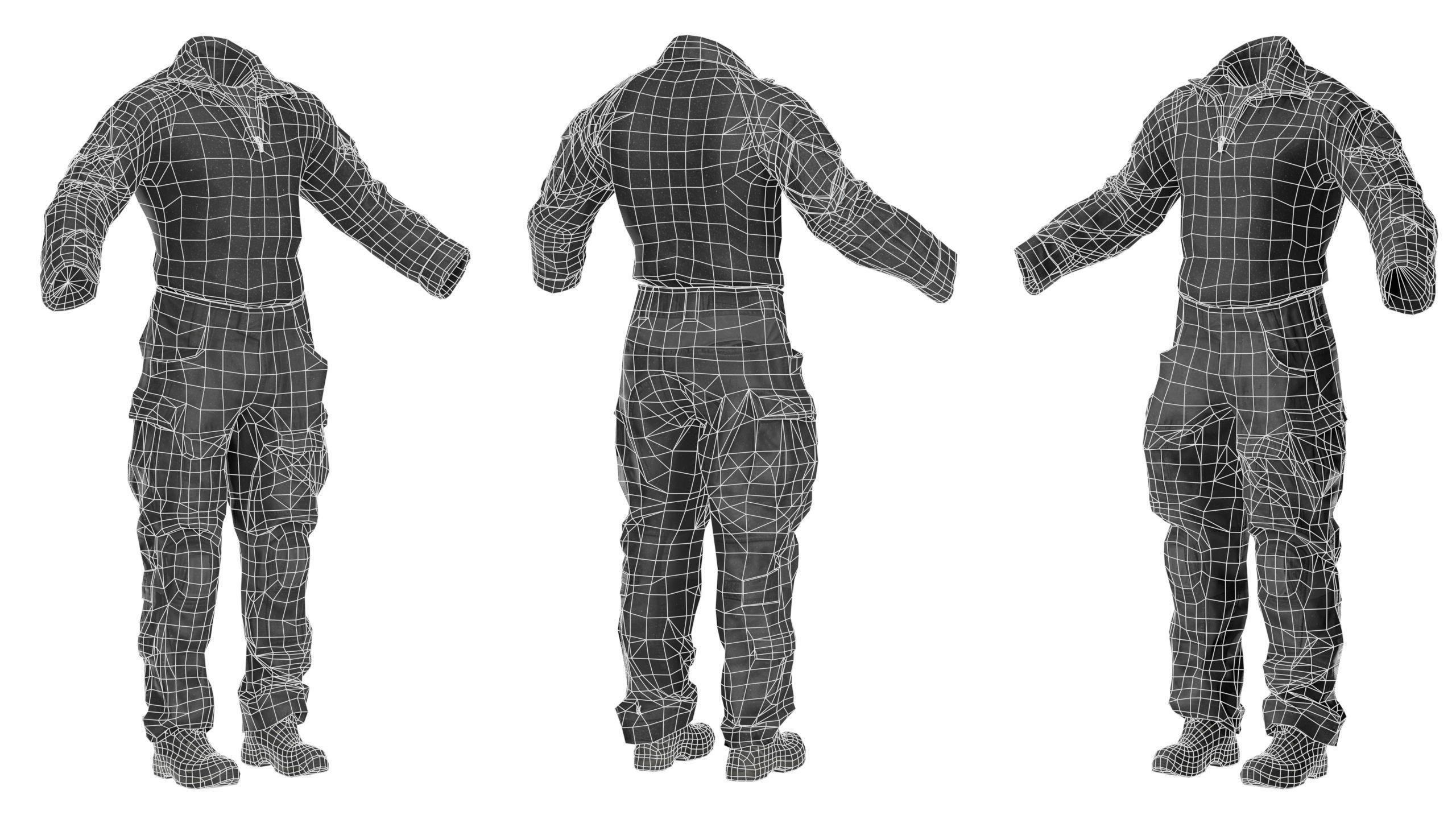 3D model MILITARY Game Ready Character Russian Tactical Soldier VR / AR ...