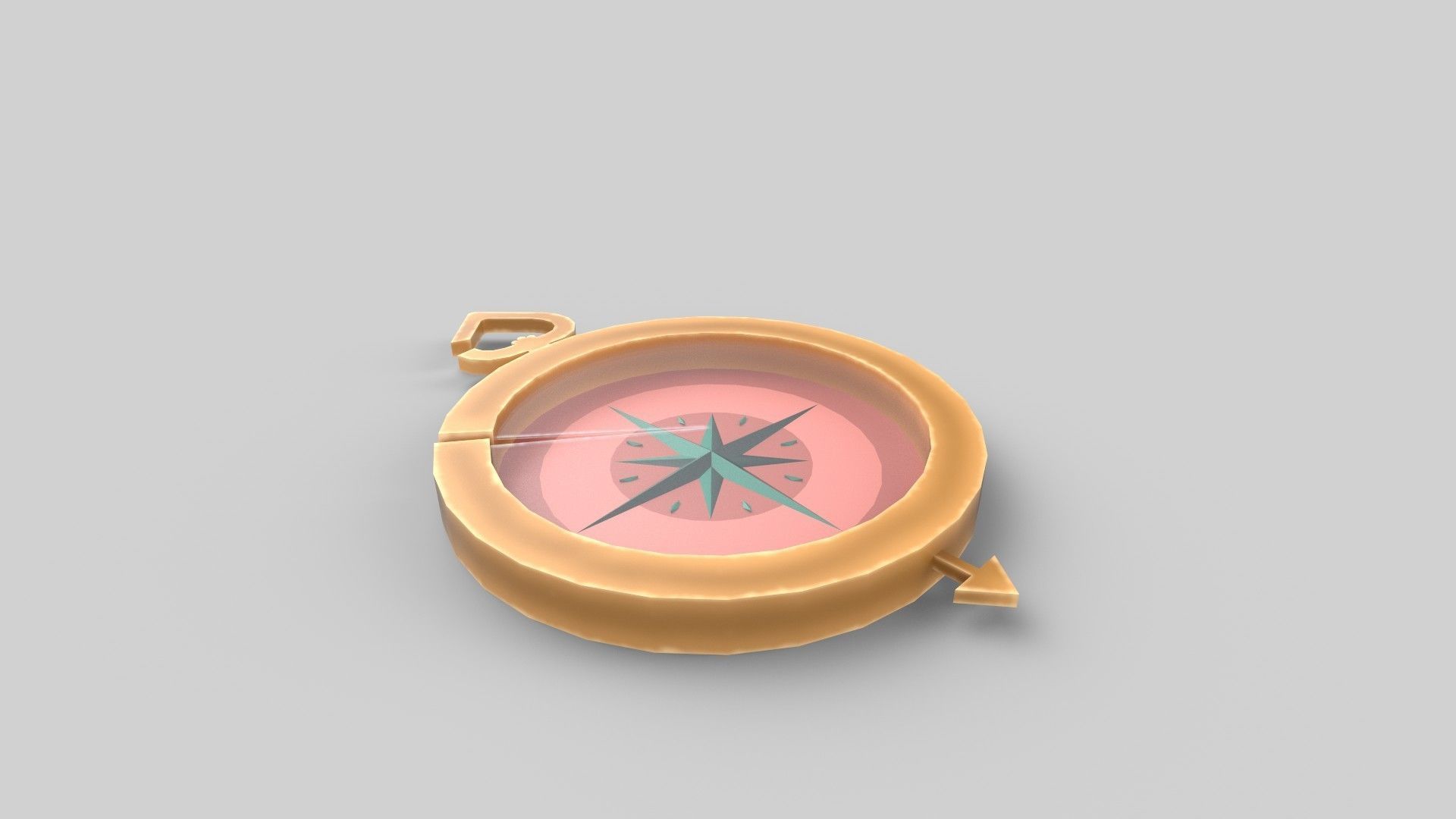 3D model Stylized compass VR / AR / low-poly | CGTrader