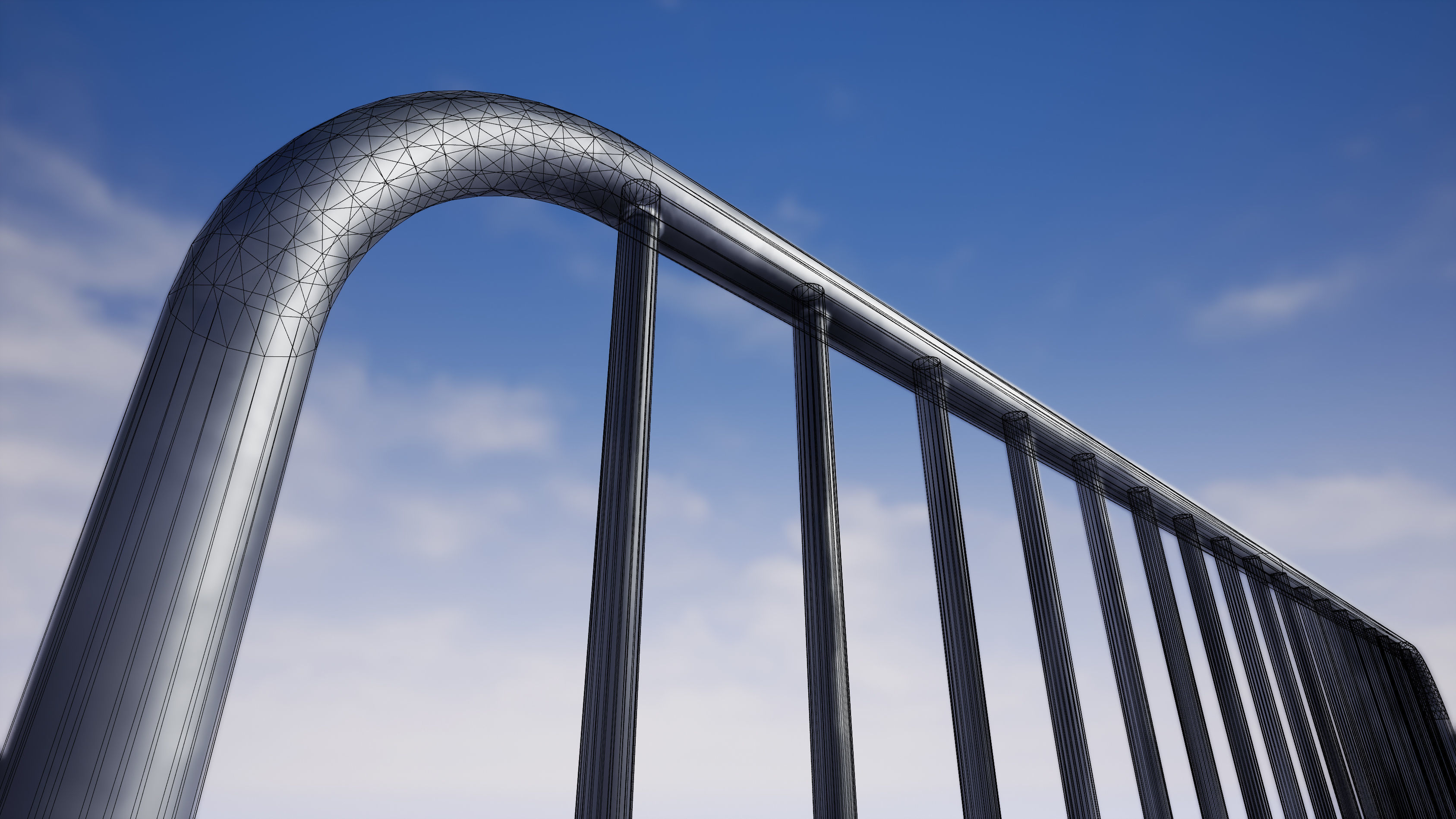 3D model Riot fence VR / AR / low-poly | CGTrader