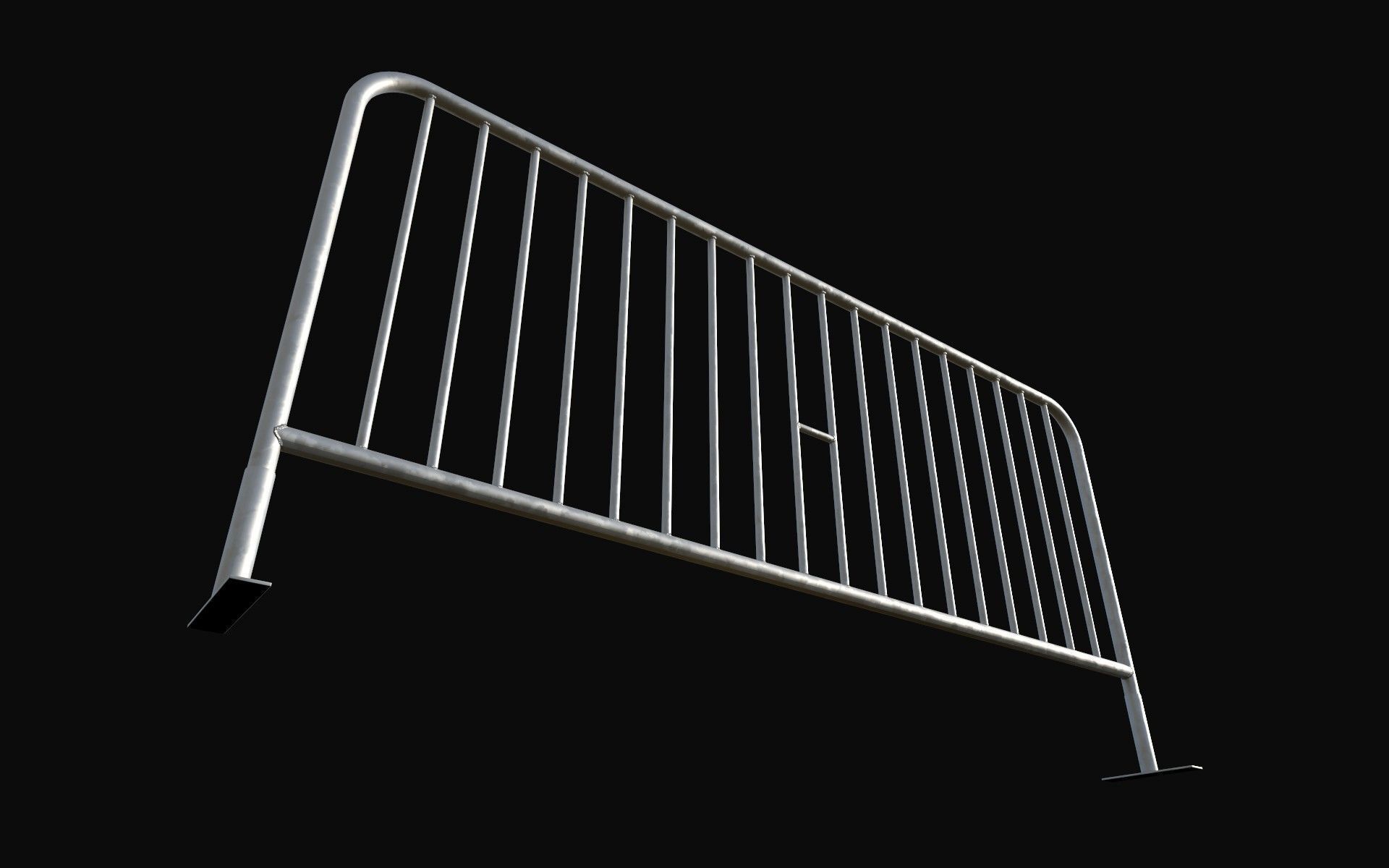 3D model Riot fence VR / AR / low-poly | CGTrader