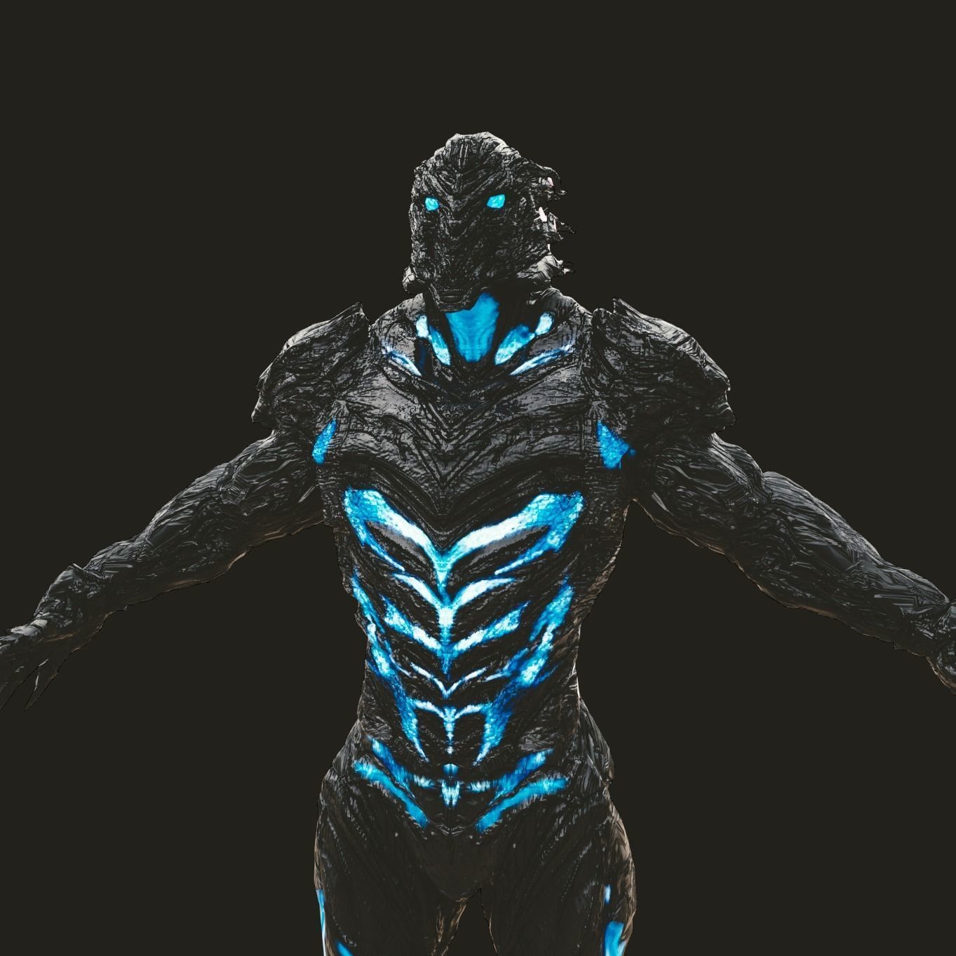 flash monster savitar 3D model rigged | CGTrader