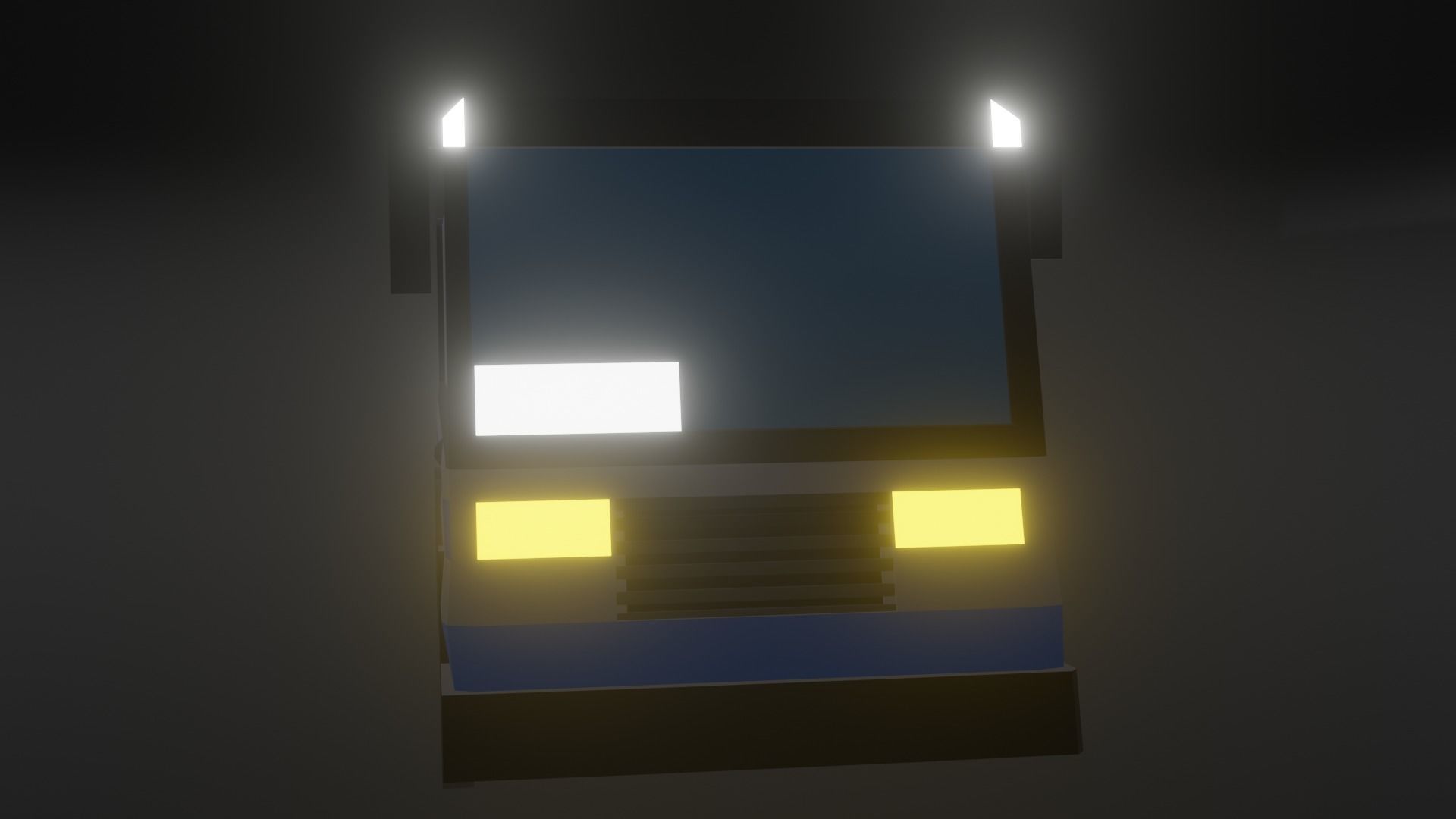 Bus low-poly free 3D model | CGTrader