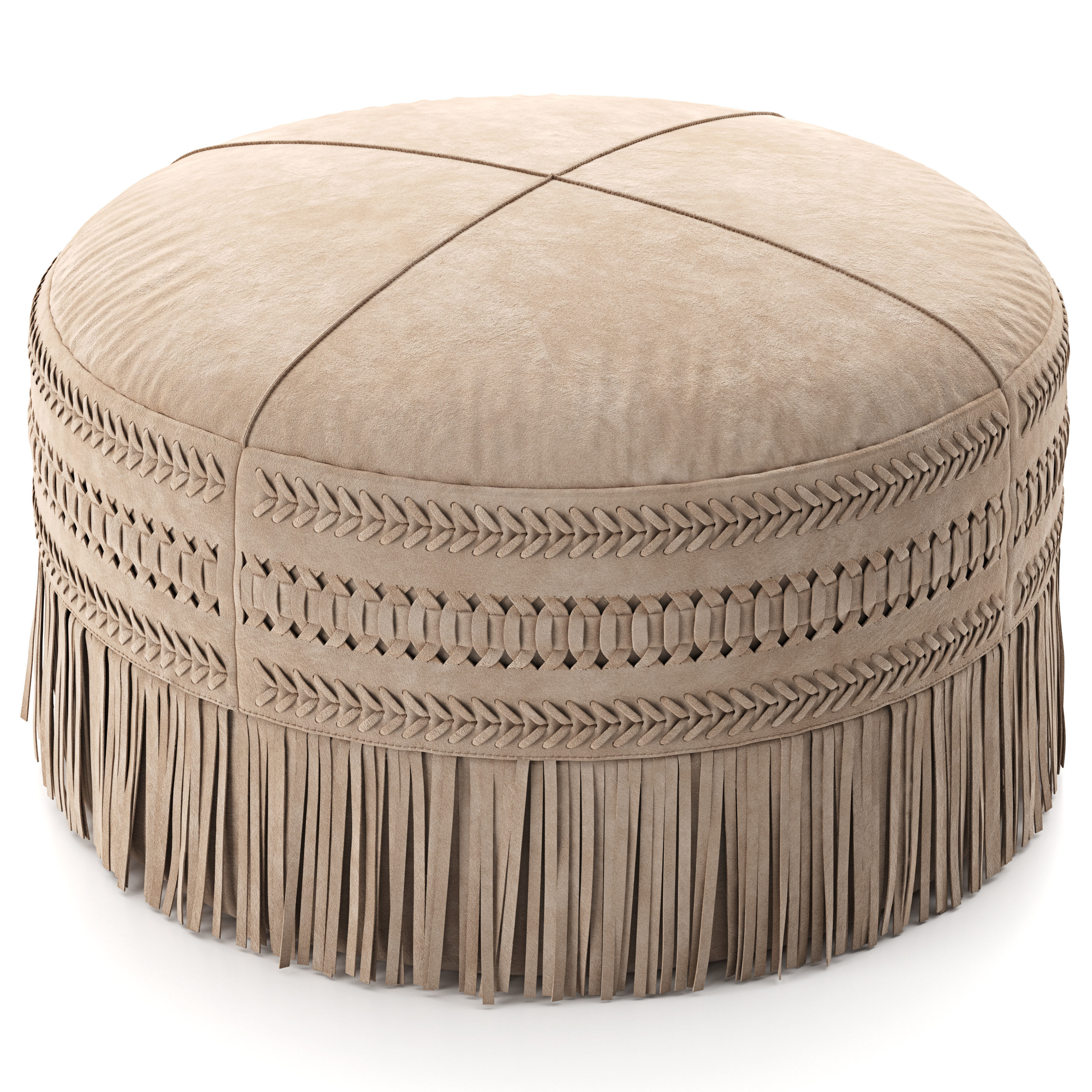 Pouf J Line 3D model | CGTrader