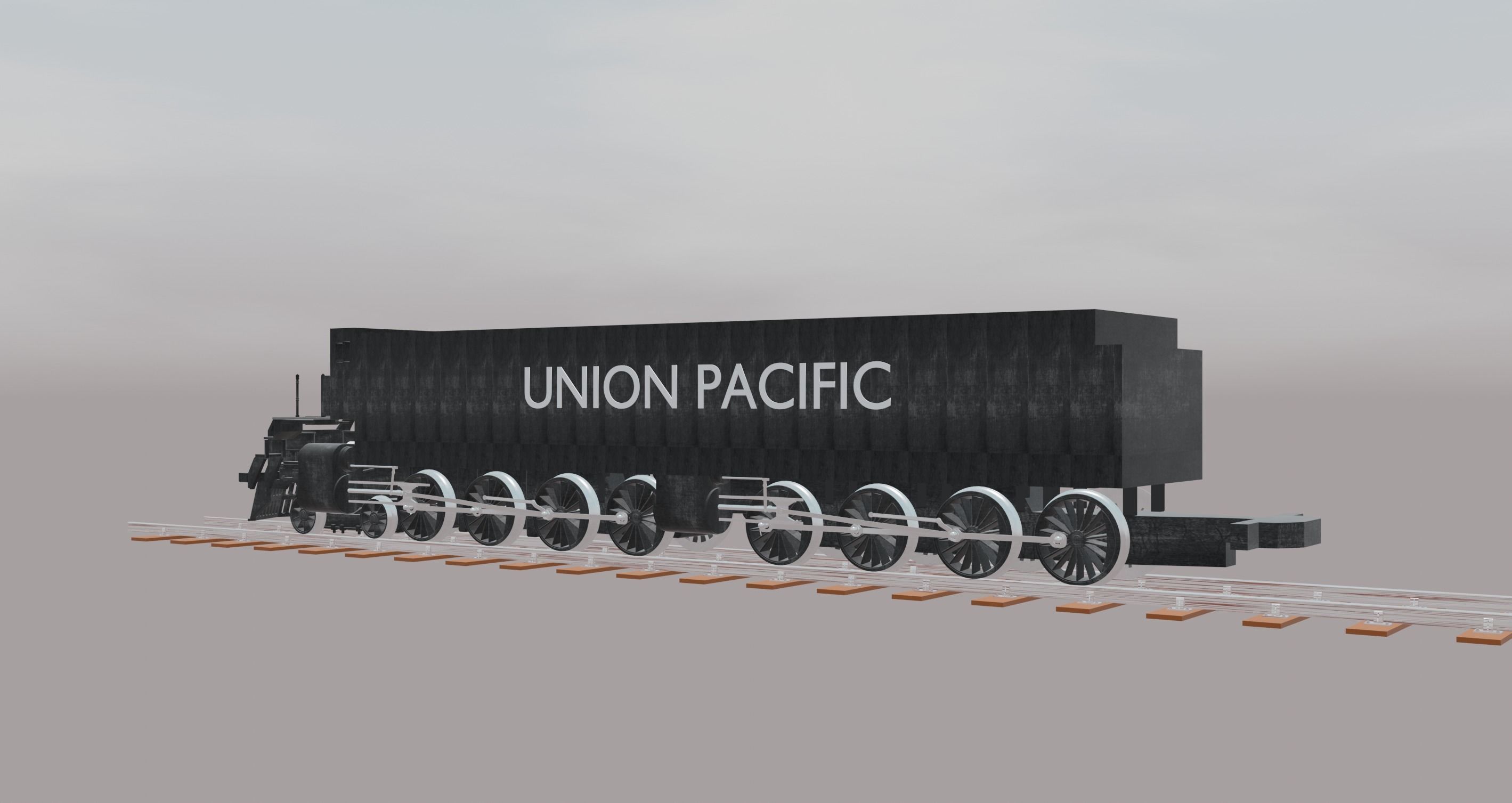 union pacific bigger boy 3D model | CGTrader