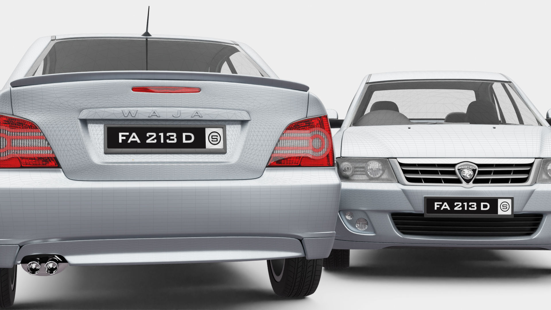 Proton Waja CPS 3D model | CGTrader