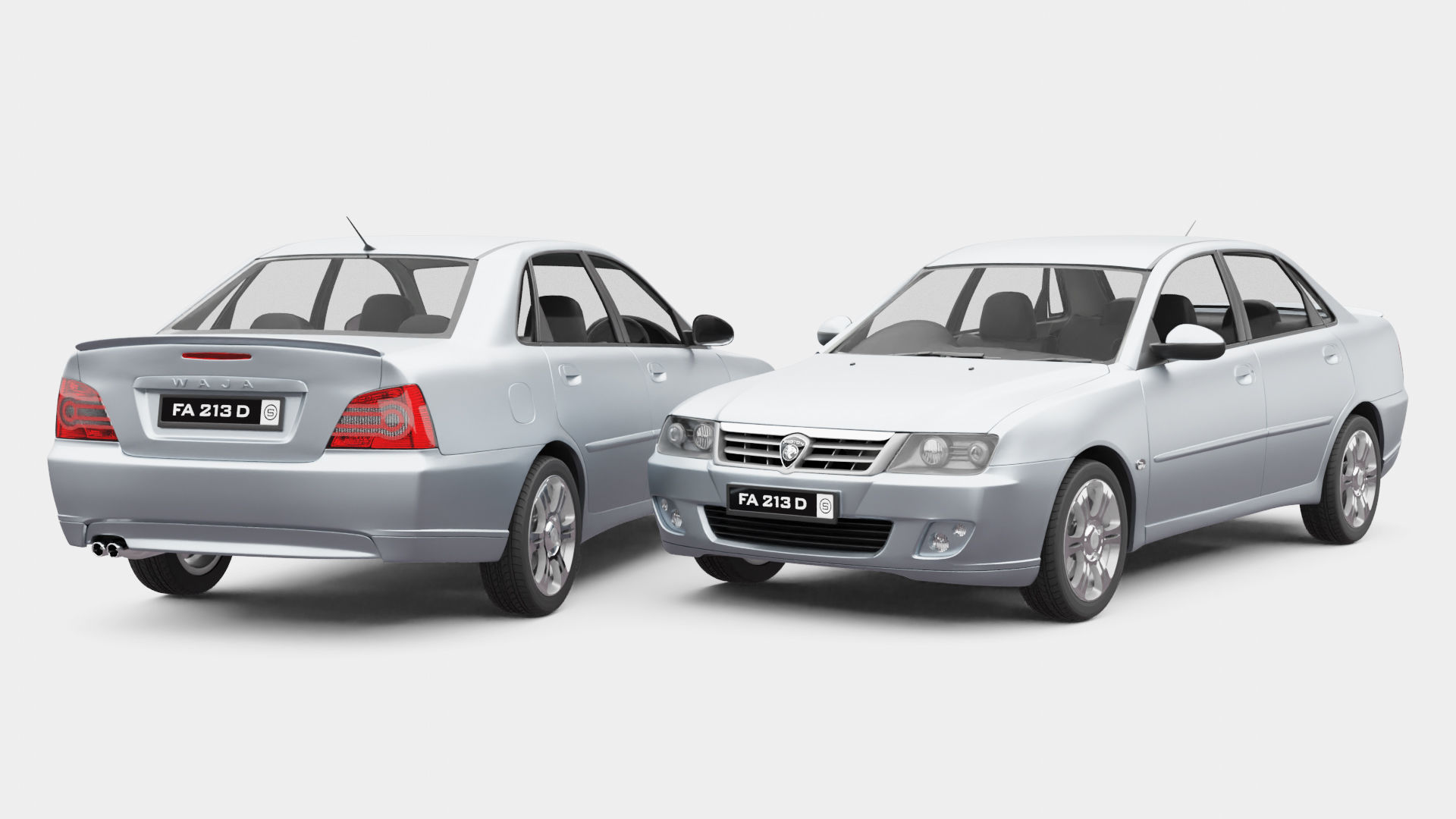 Proton Waja CPS 3D model | CGTrader