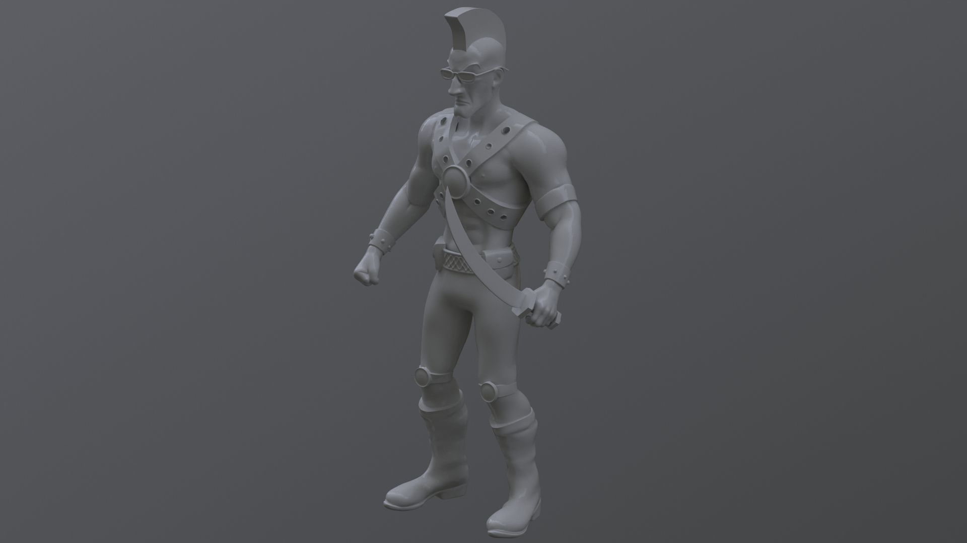 Grunt Pre-mutation TMNT 1987 Printable 3D model 3D printable | CGTrader