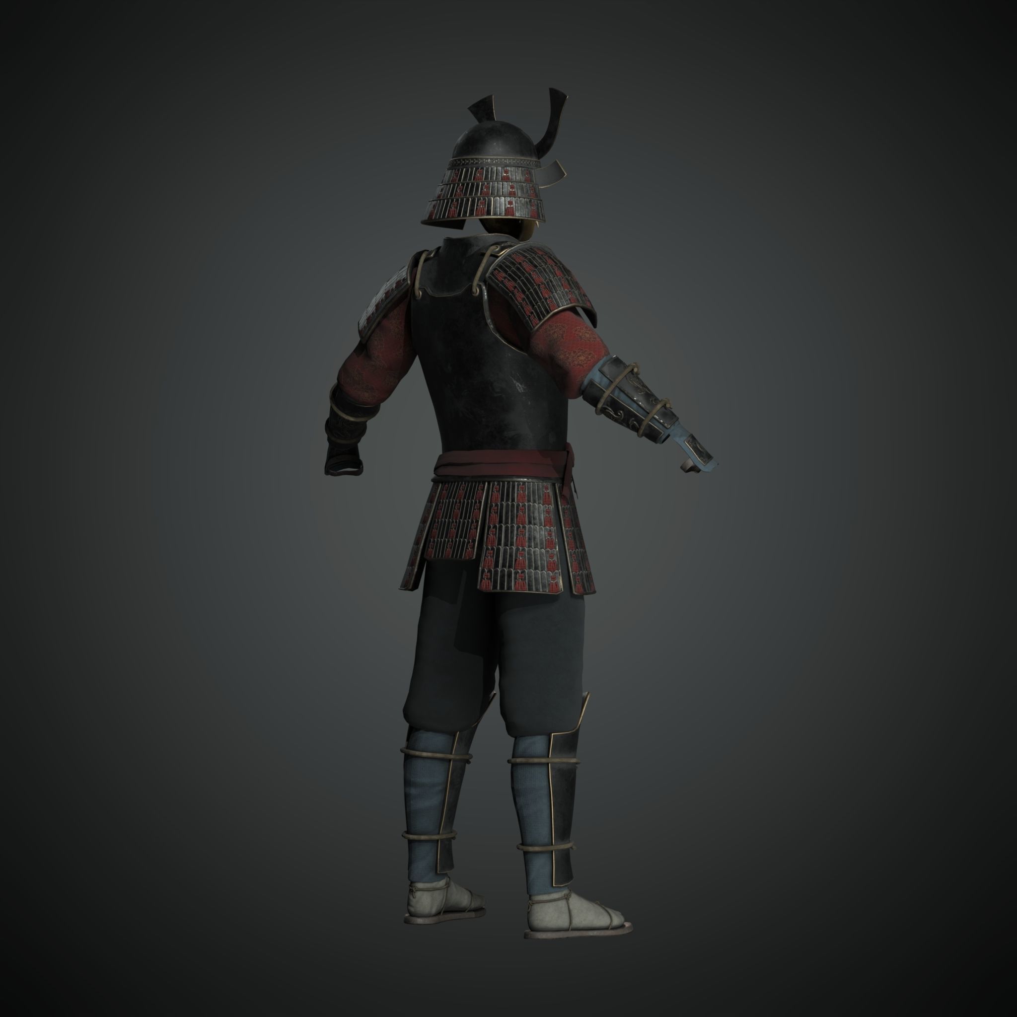 3D model Samurai God of War - Fantasy Armor VR / AR / low-poly | CGTrader