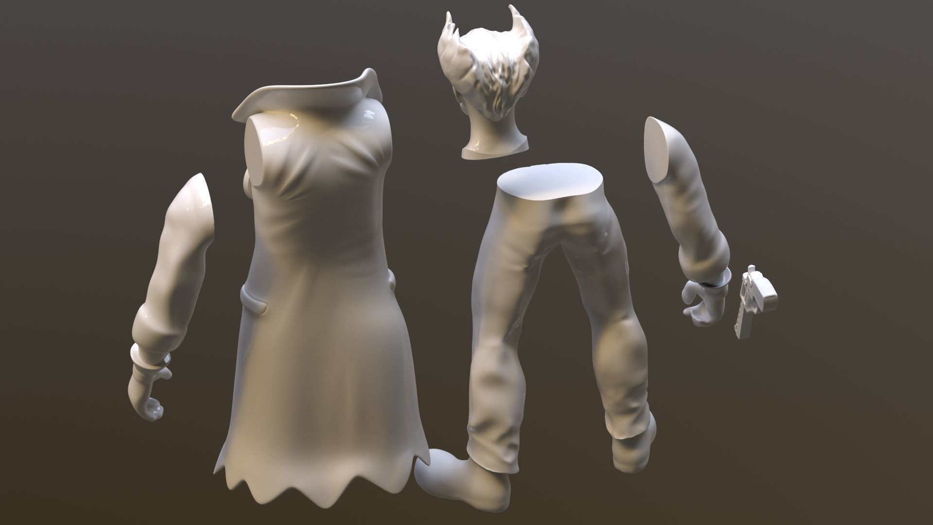 Scrag Pre-mutation - TMNT 1987 3D model 3D printable | CGTrader