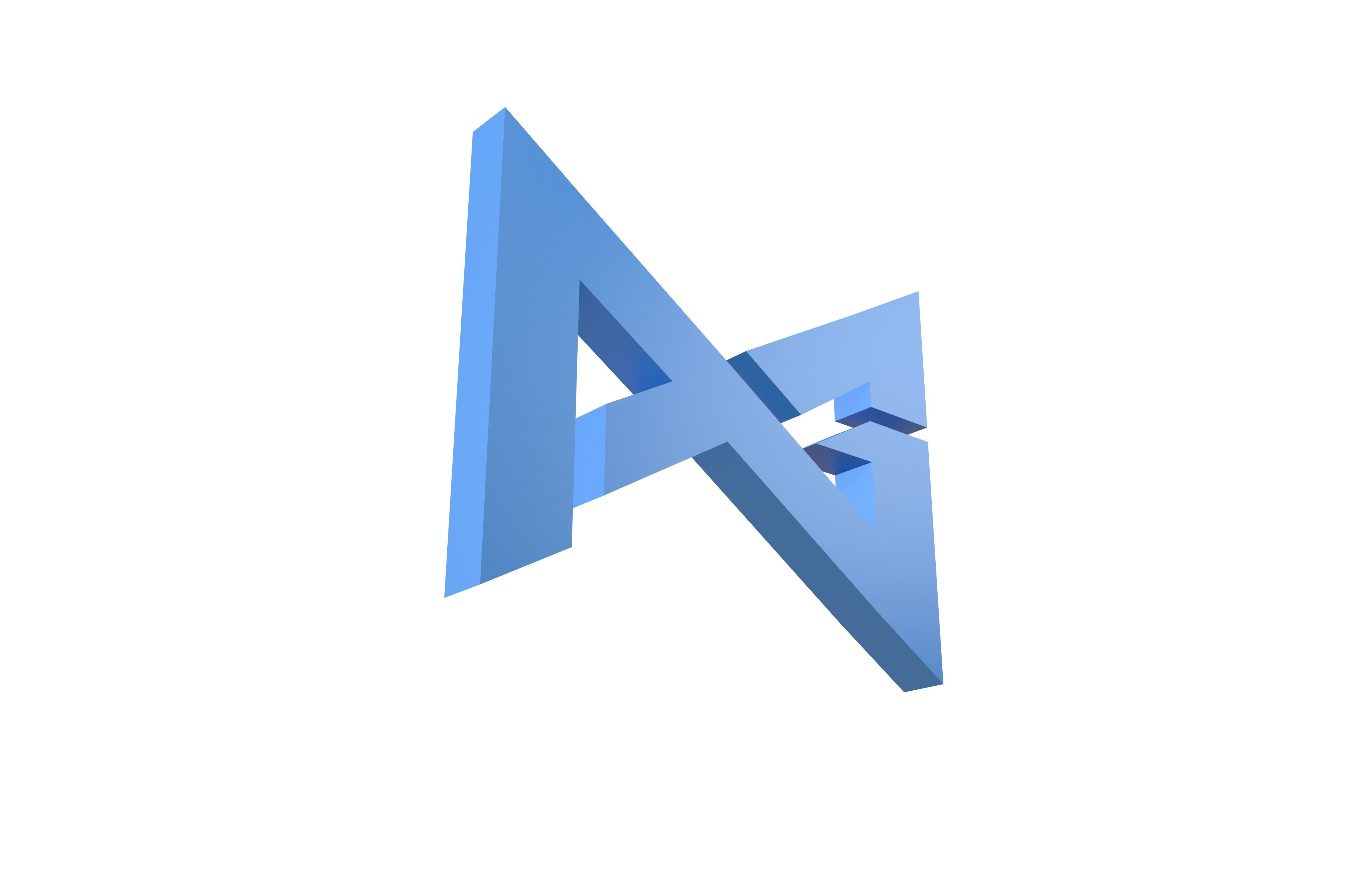 Paul George Logo v1 001 free VR / AR / low-poly 3D model | CGTrader