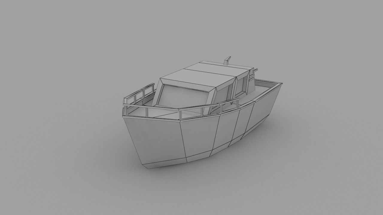 3D model 3d low polygon plane ship VR / AR / low-poly | CGTrader