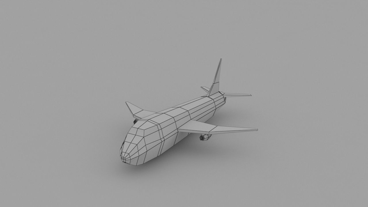 3D model 3d low polygon plane ship VR / AR / low-poly | CGTrader