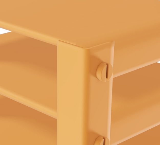 Plastic Storage Rack 3D model | CGTrader